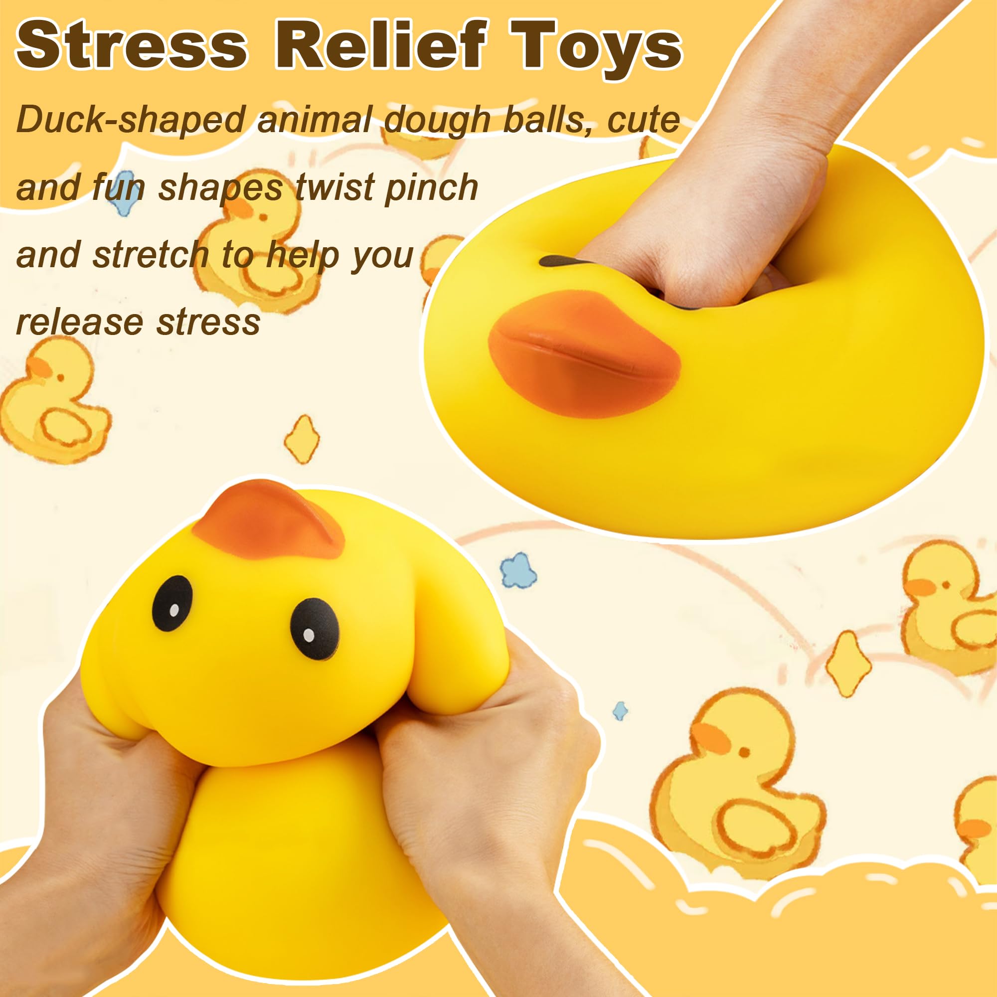 Snapklik.com : Duck Squishy Squeeze Toy - Cute Stress Relief Toy For ...