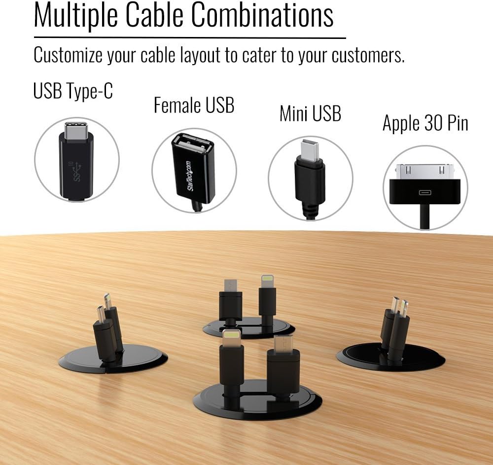 Buy Power Table Cell Phone Charging Station W/Universal Charging Tips ...
