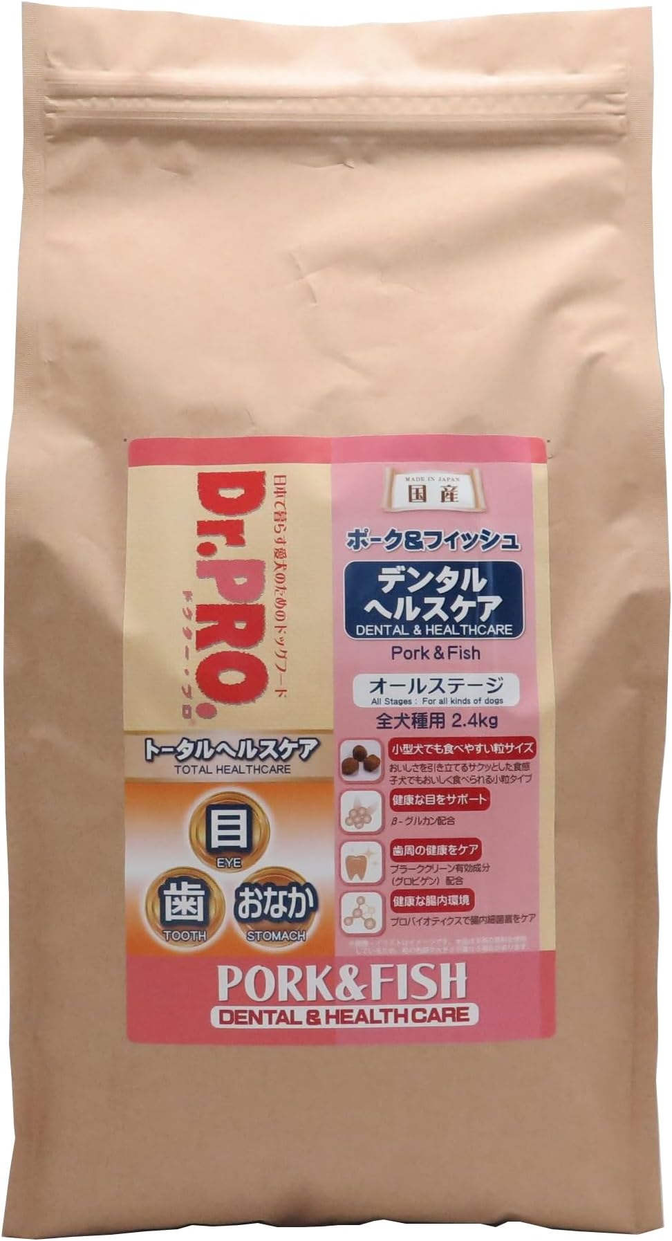 Amazon.co.jp: Dr.PRO. ポーク&フィッシュ デンタル・ヘルスケア 5kg : ペット用品