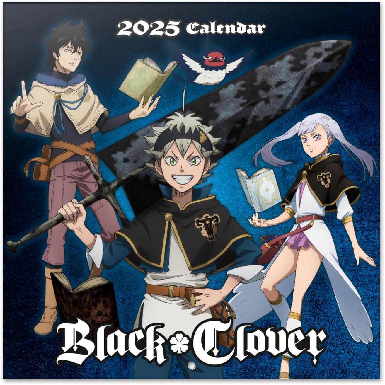 Amazon.com: Grupo Erik Wall Calendar 2025 - Balck Clover | 12" x 12 ...