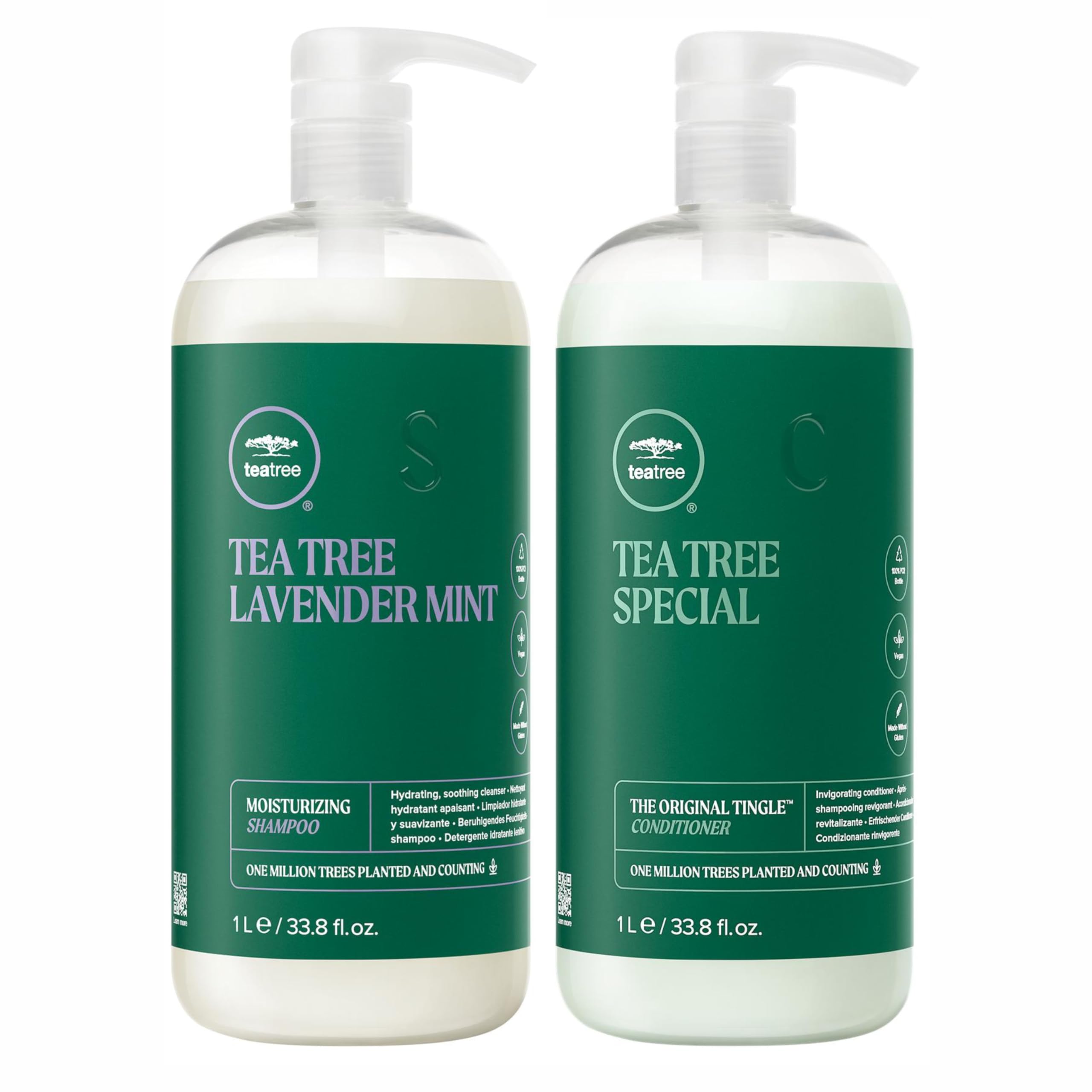 Amazon.com: Tea Tree Lavender Mint Shampoo and Special Conditioner ...