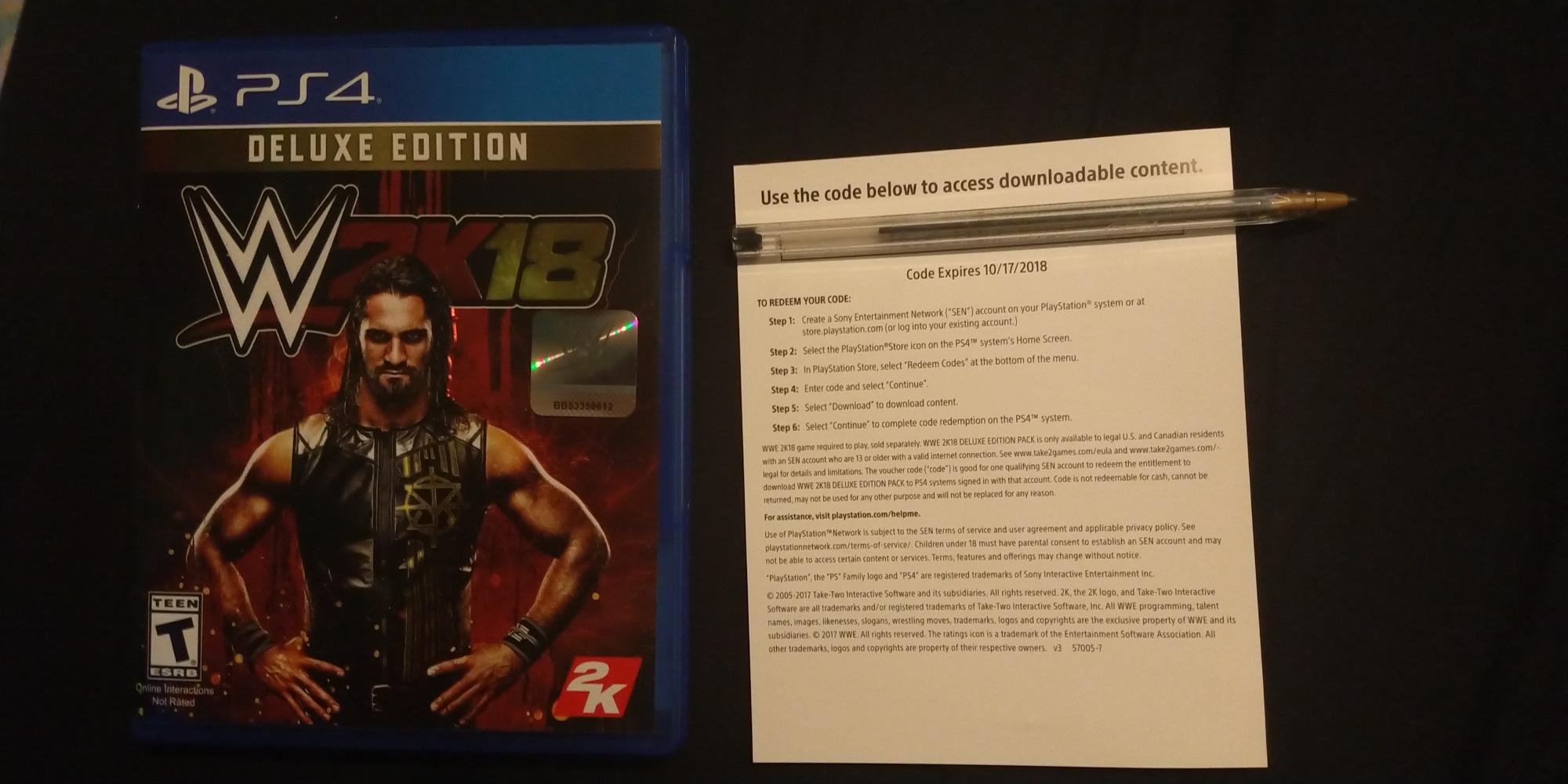 Amazon.com: WWE 2K18 Deluxe Edition - PlayStation 4 : Take 2 ...