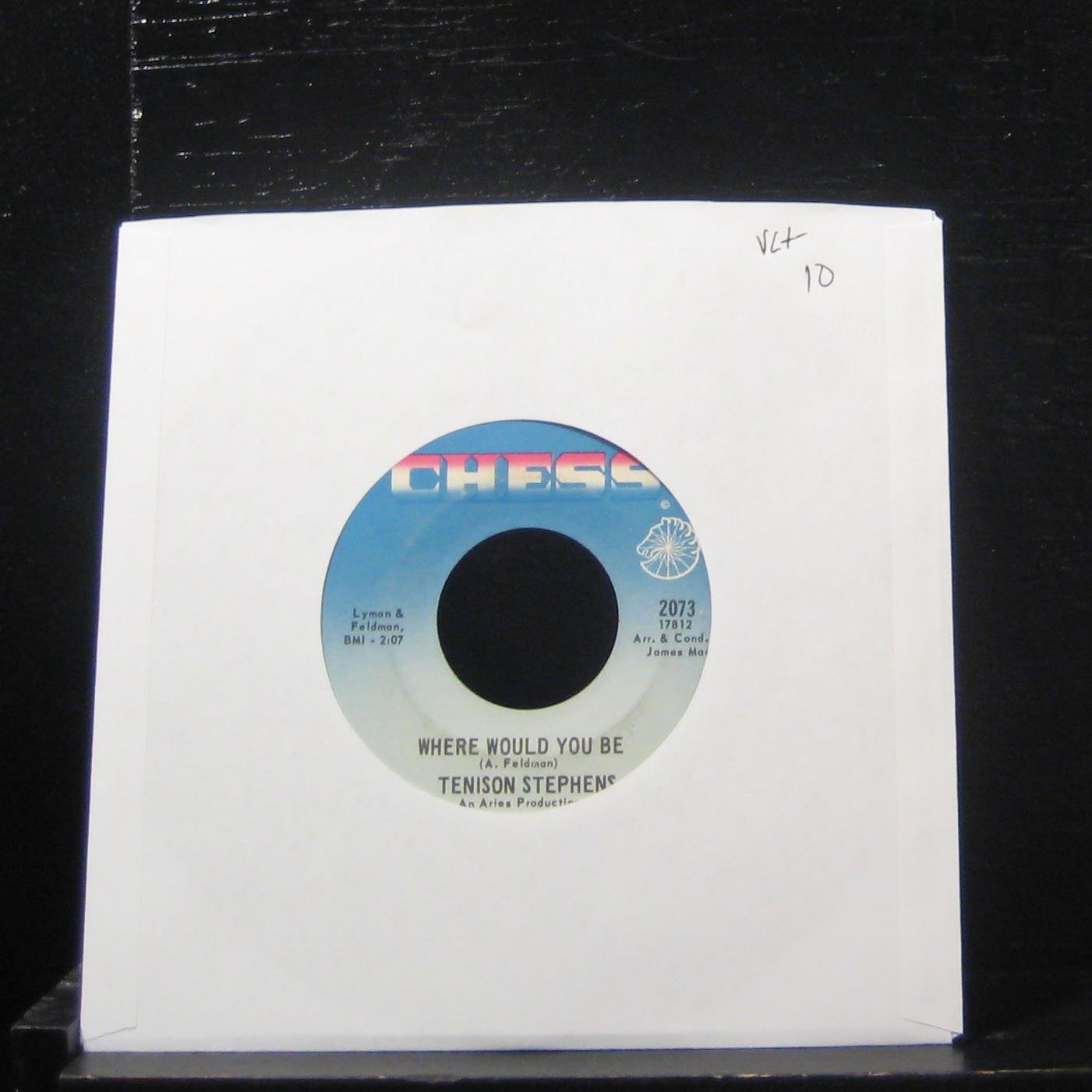 Amazon.com: Tenison Stephens - Where Would You Be - 7" Vinyl 45 Record ...