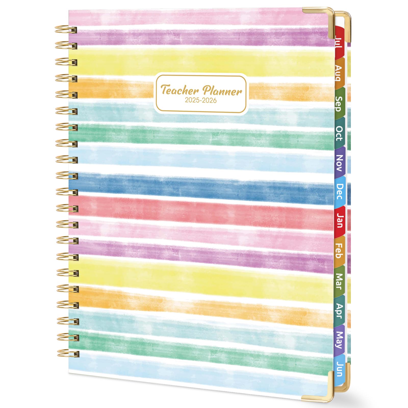 August To July Teacher Calendar Teacher Planner 2025-2026 Academic Year ...