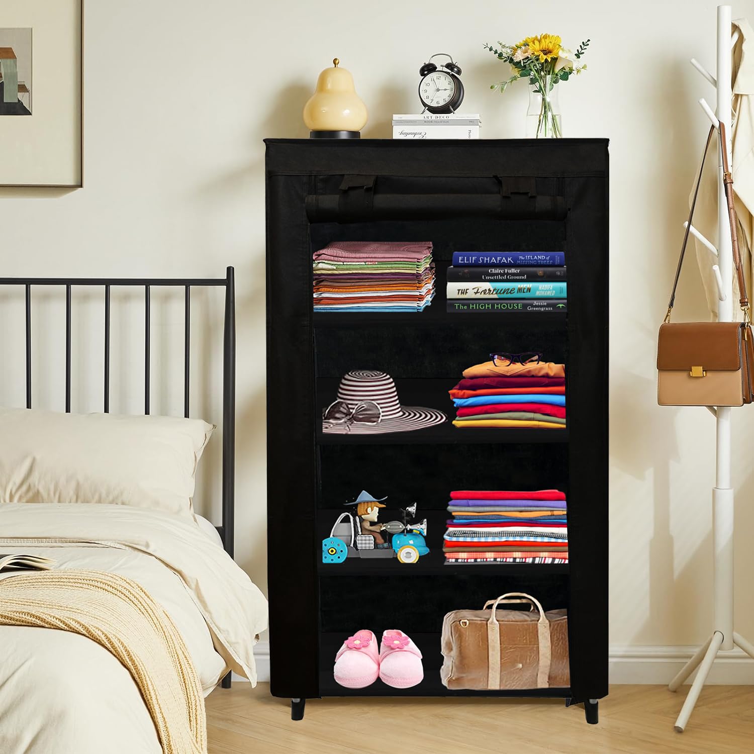 PHILOSHOP Wardrobe Organizer for Clothes,Almirah for Clothes,Bedroom ...