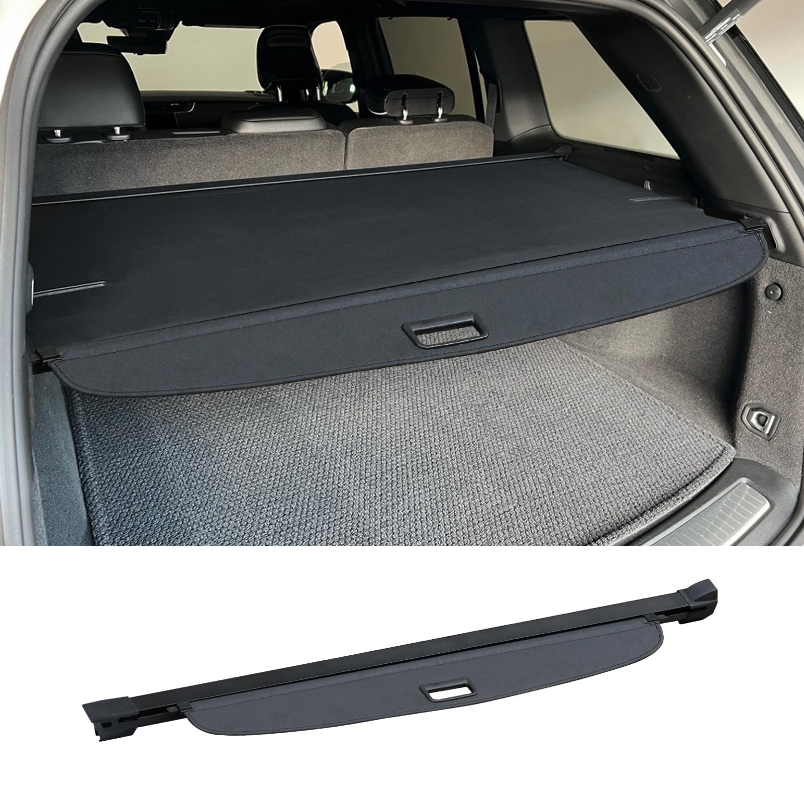 BORDAN Cargo Cover for 2022-2024 Jeep Grand Cherokee 2 Row/4XE, Not for ...