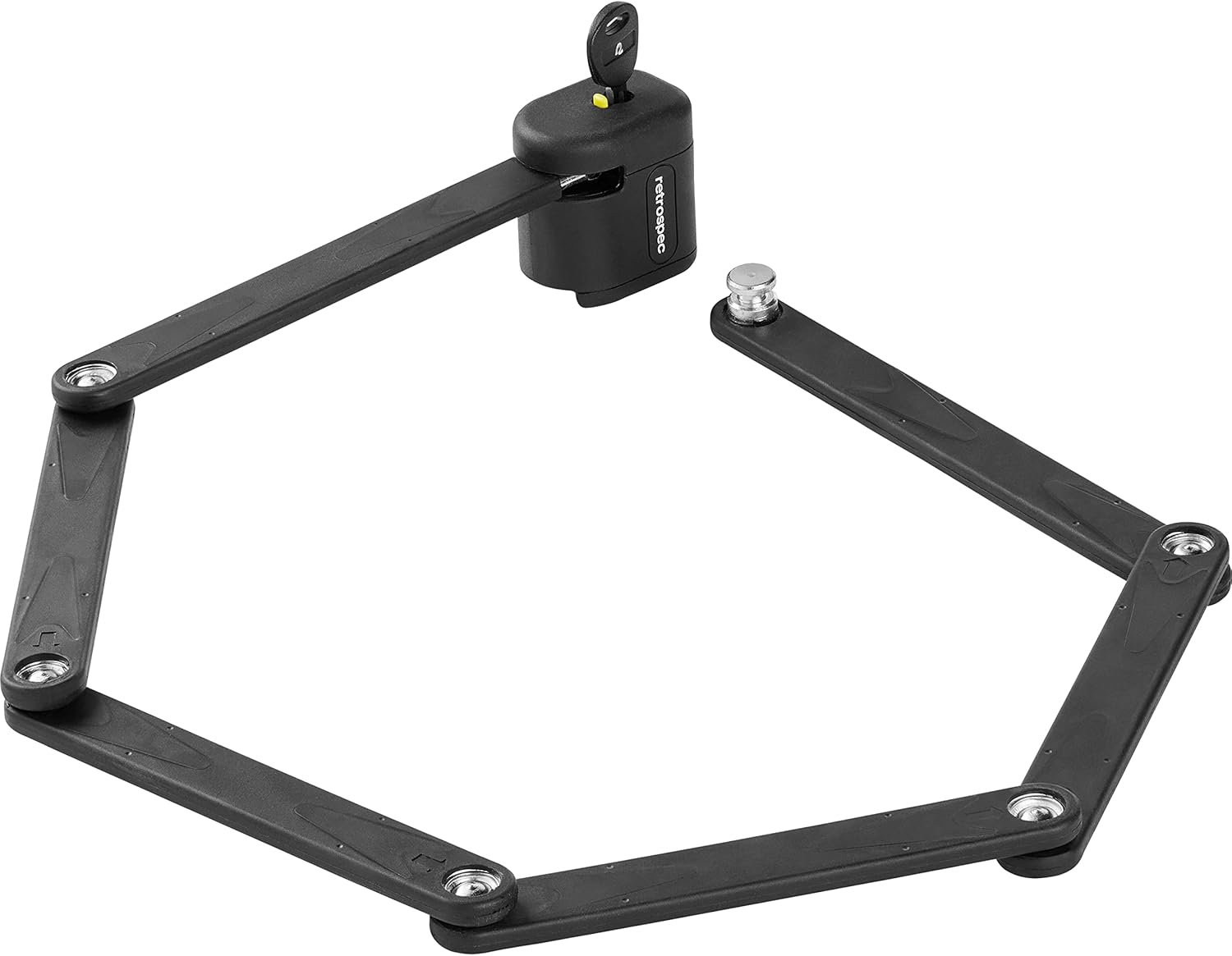 Amazon.com : Retrospec Fortitude Folding Bike Lock - Heavy Duty Anti ...