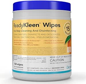 Amazon.com: ReadyKleen Disinfecting Wipes, Antibacterial Disinfectant ...