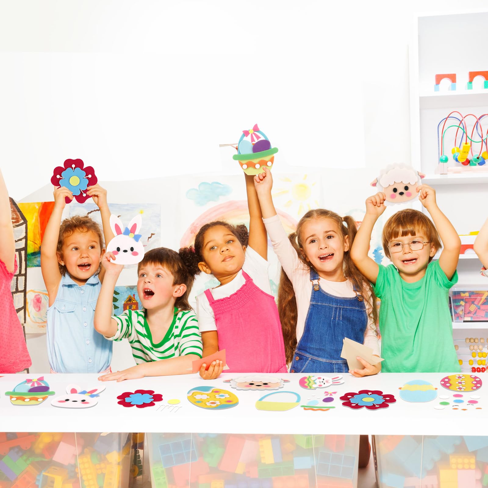 Snapklik.com : 16PCS Easter Crafts For Kids Make Your Own Easter Magnet ...