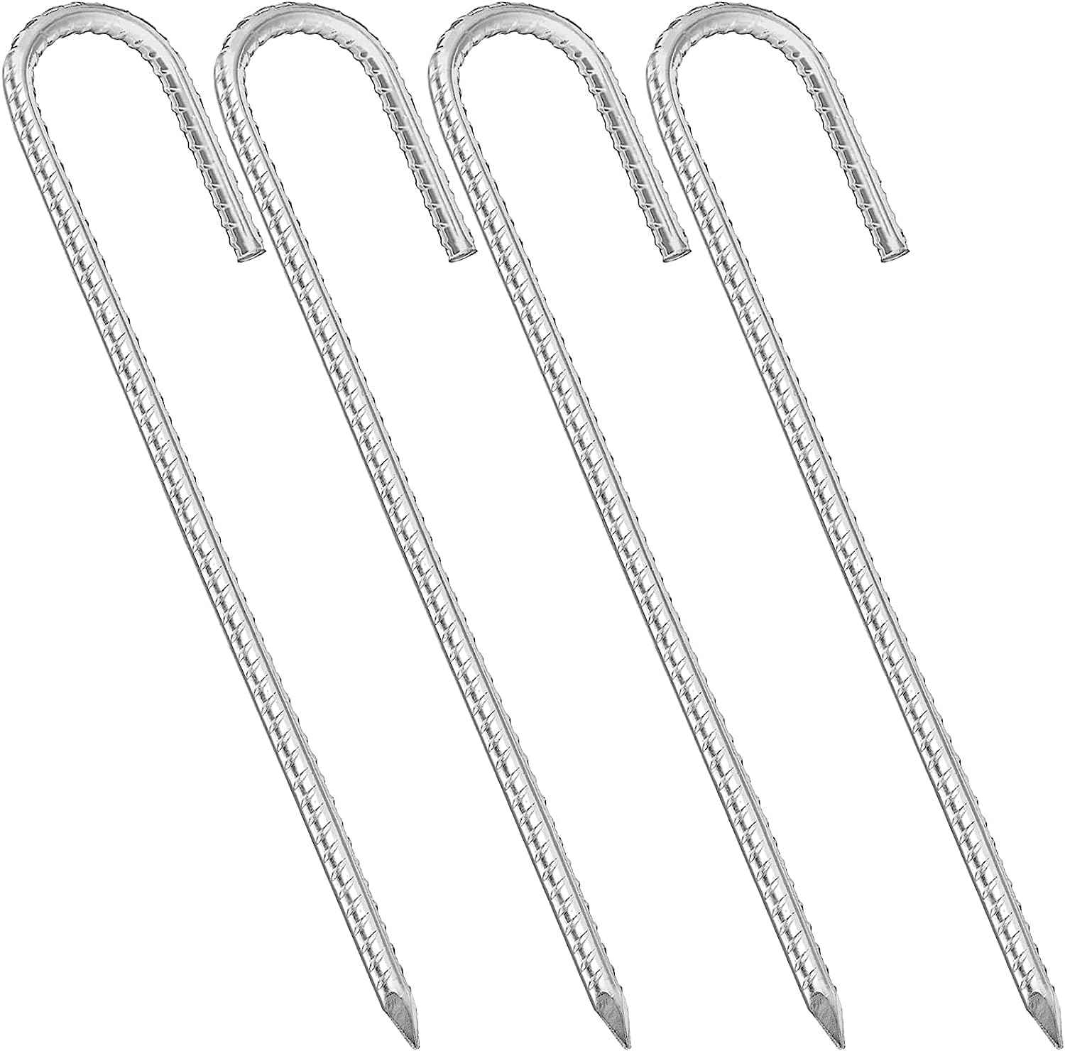 16 Inch Ground Anchor, Heavy Duty Galvanised Steel Ground Anchor, J ...