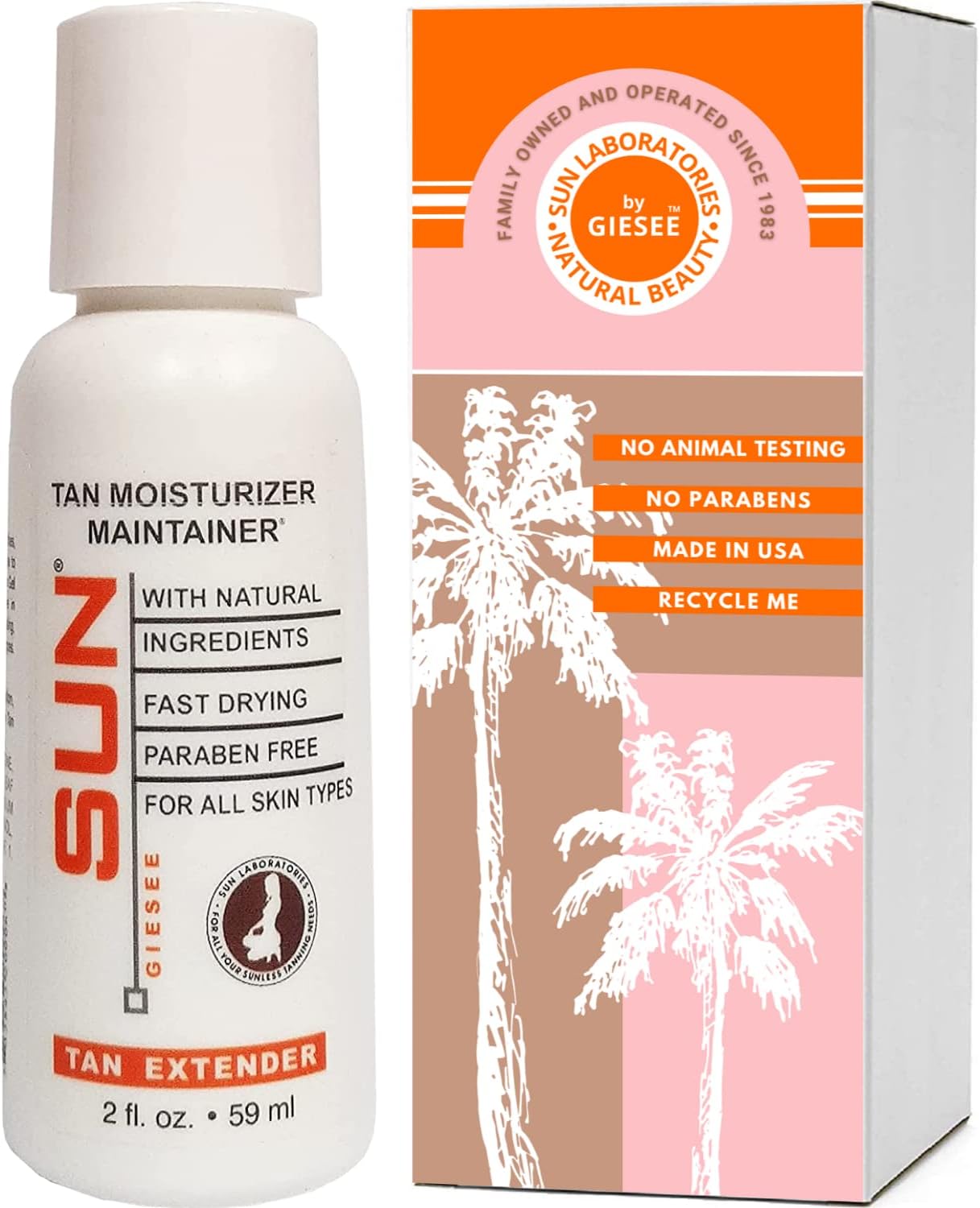 Amazon.com: Sun Laboratories By Giesee Tan Extender Glow Lotion 2 oz ...