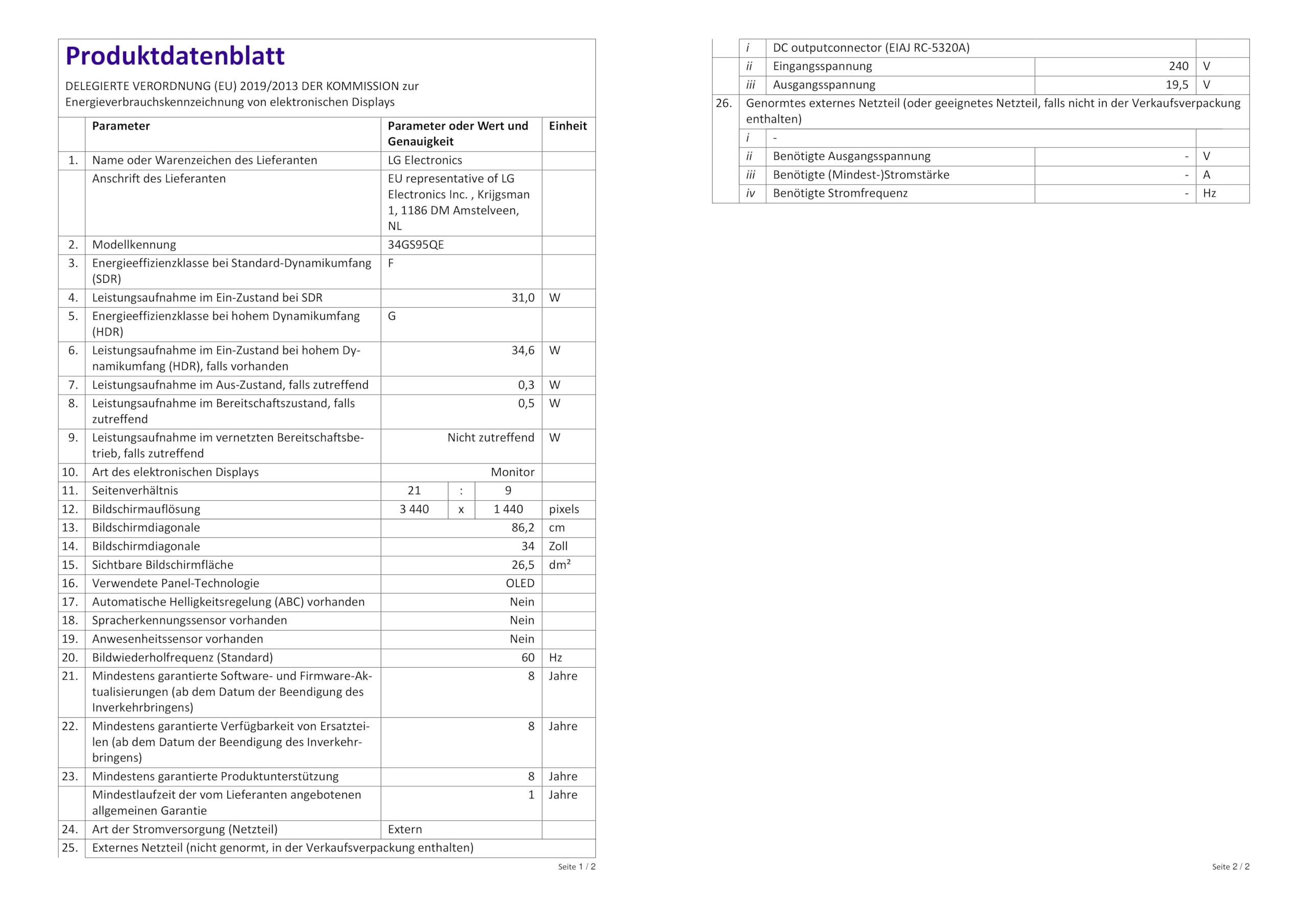 LG Electronics 45GS96QB-B.AEU Curved UltraGear OLED Gaming Monitor 45 ...