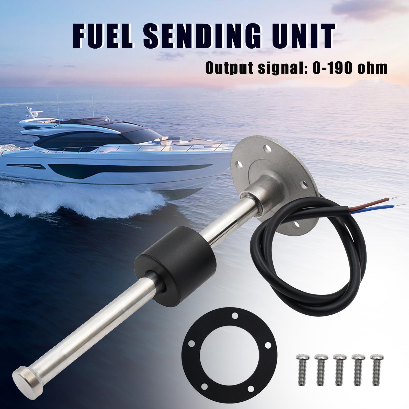 Snapklik.com : Geloo Marine Fuel Sending Unit - Stainless Steel Fuel ...