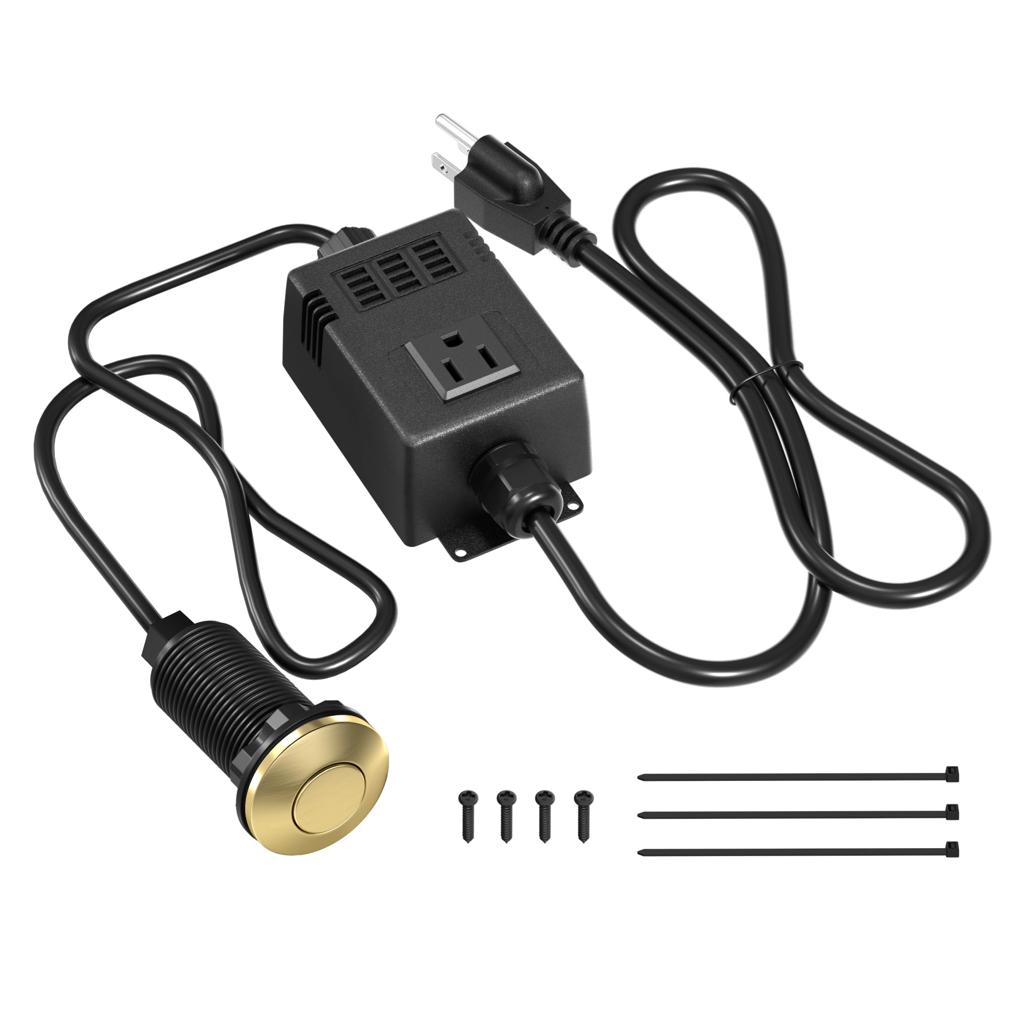 Snapklik.com : RVMARINEPAT Air Switch Kit For Garbage Disposal Brushed ...
