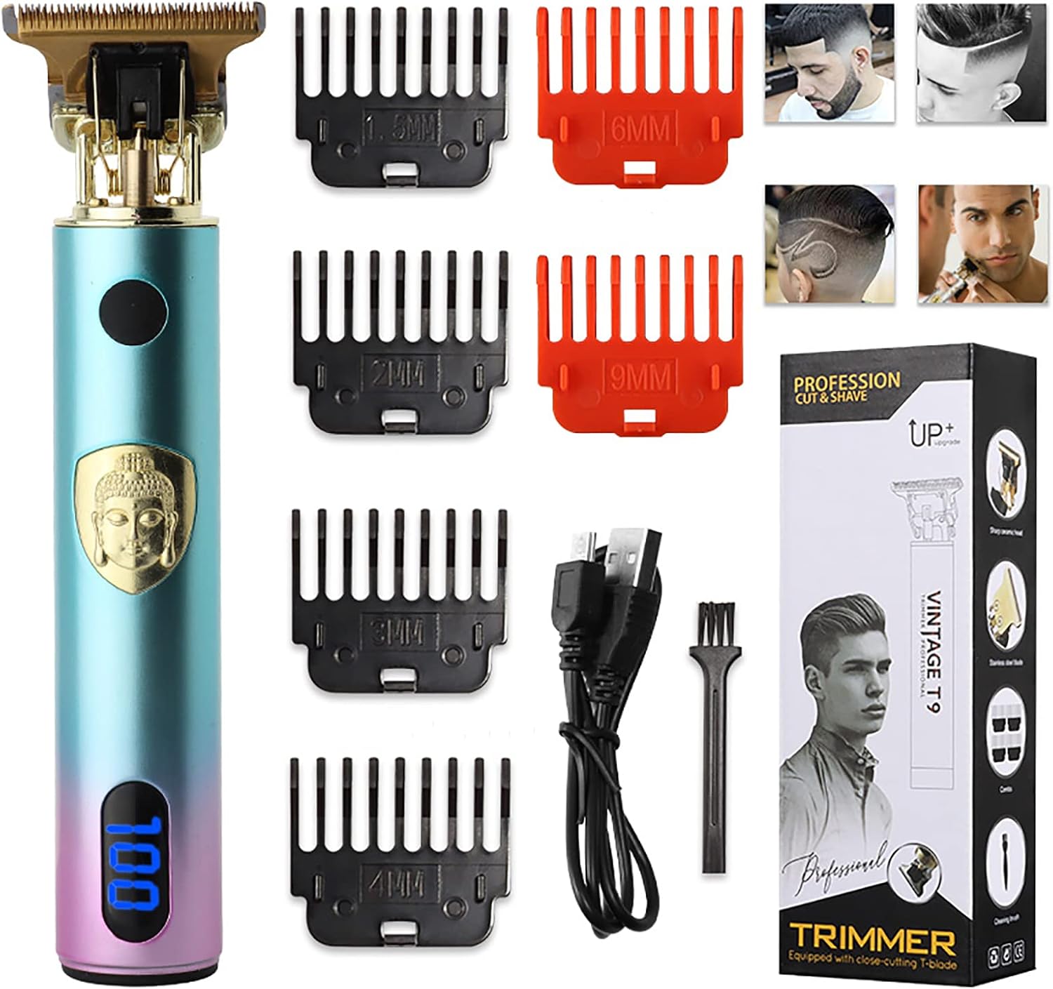 Amazon.com: Hair Trimmer for Men, Cordless Professional Hair Clippers ...