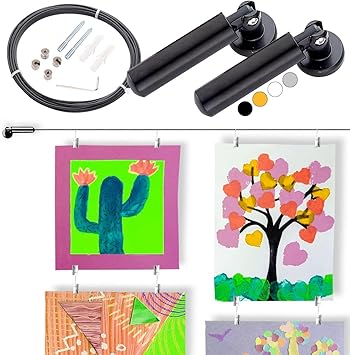 Amazon.com: Rio Salto Hanging Kids Artwork Display String with Clips ...