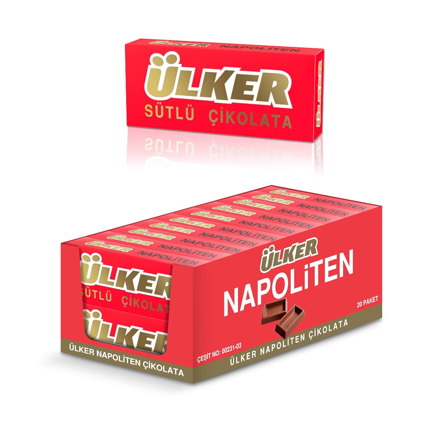 Amazon.com : Ulker Napoliten 20 unit X 38 gr : Grocery & Gourmet Food