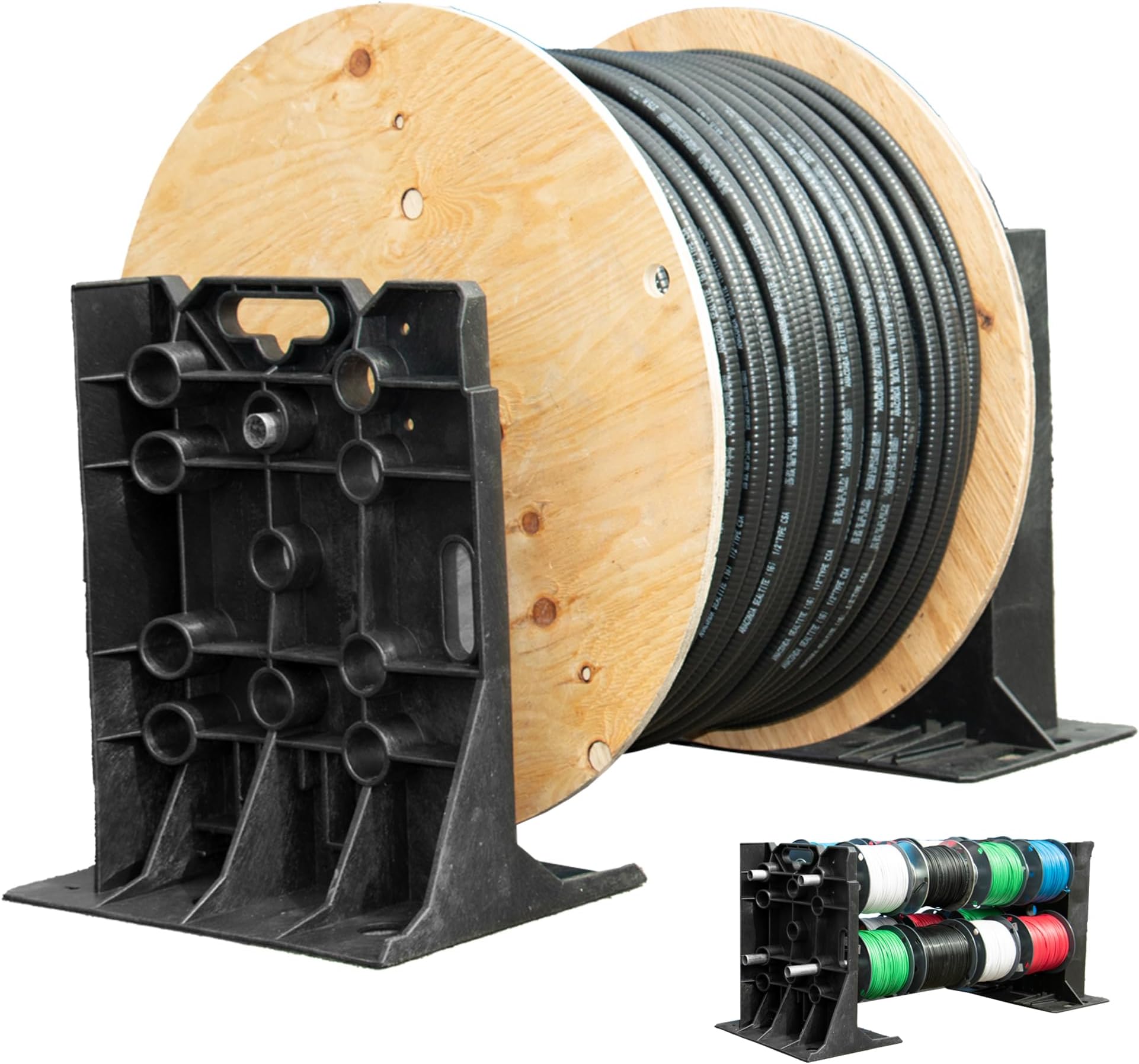 Amazon.com: Rack-A-Tiers XL Wire Dispenser - Electrician's Wire Spool ...
