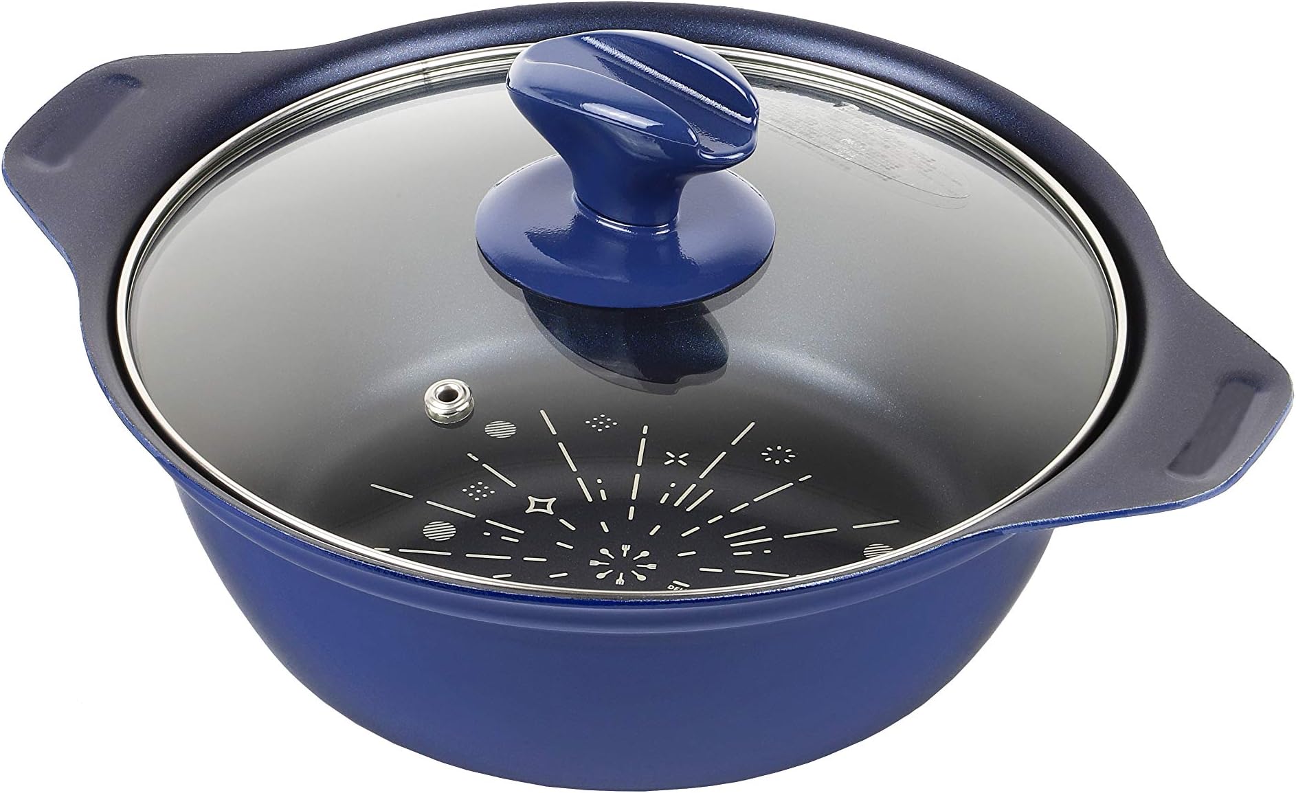 Amazon.co.jp: パール金属 鍋 卓上鍋 20cm ガラス蓋付 IH対応 ふっ素加工 2~3人用 旨味 HB-6963 : ホーム＆キッチン