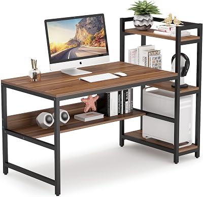 Amazon.com: GreenForest Computer Desk 59 inch with Storage Printer ...