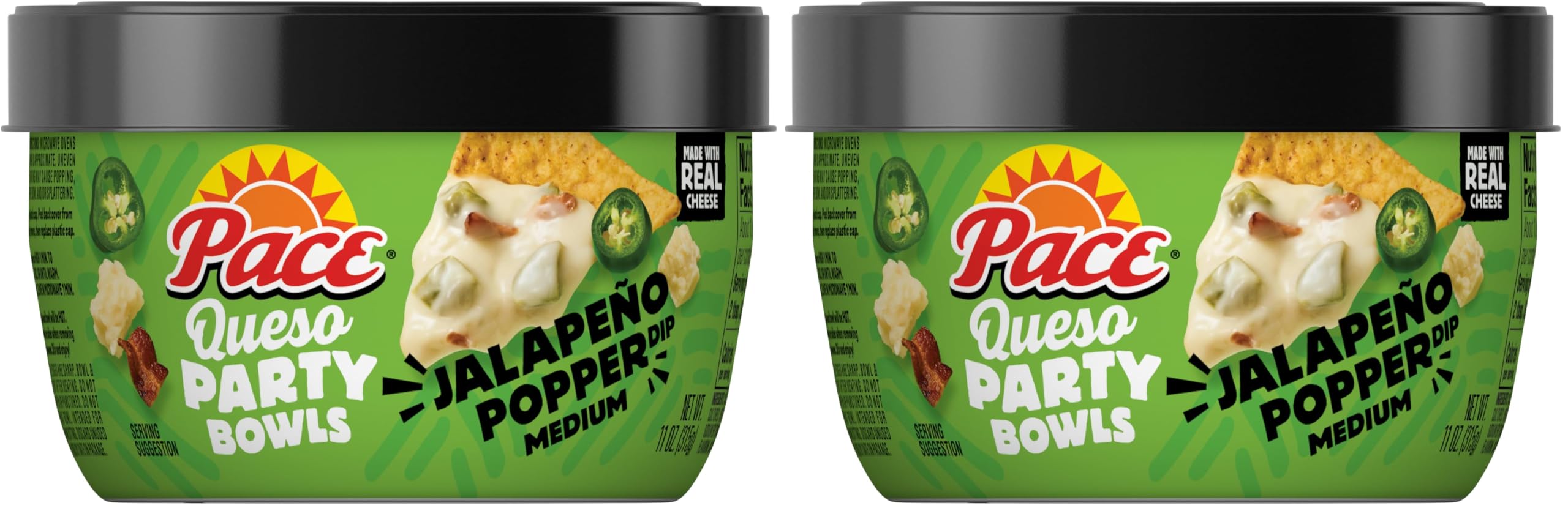 Snapklik.com : Pace Jalapeno Popper Dip, Cheese Dip, 11 Oz Microwavable ...
