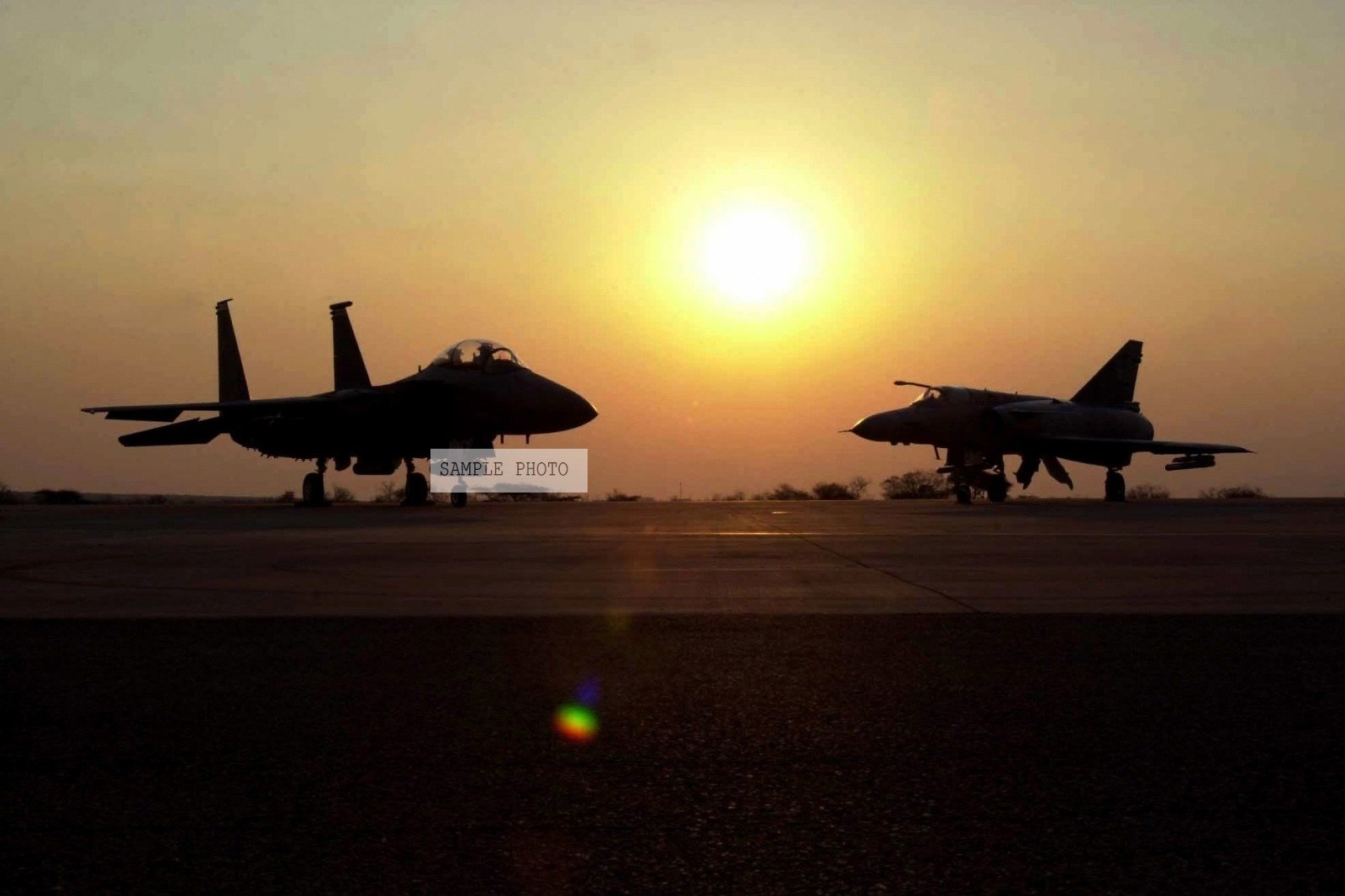 Buy Photo A US Air Force (USAF) F-15C Eagle aircraft (left) and a South ...