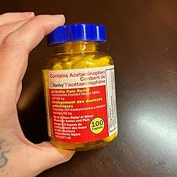 Stanley Pharmaceuticals Arthritis Pain Relief Tablets USP 650 Mg 100 ...
