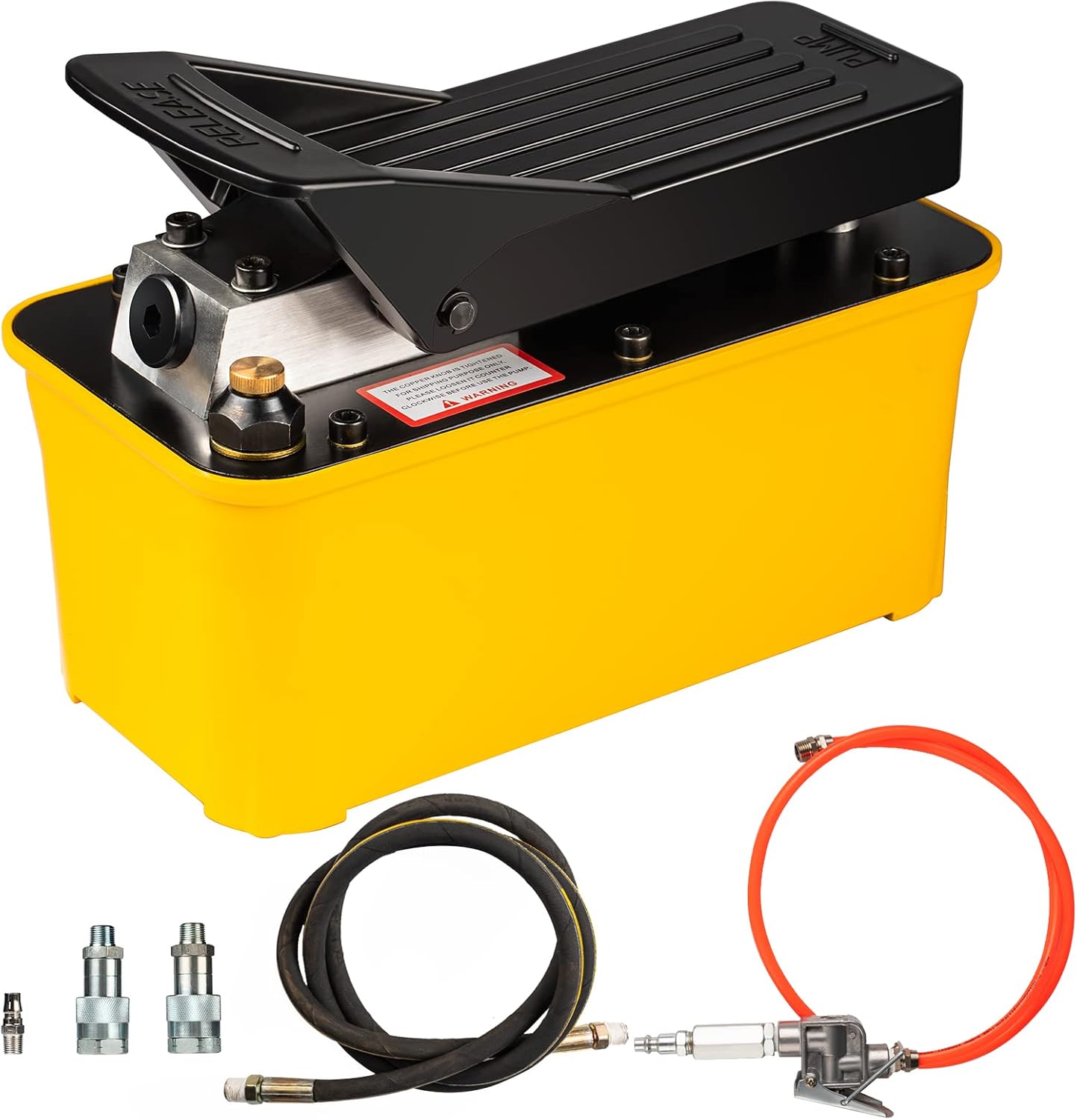 VEPURLT Air Hydraulic Pump - 10,000 PSI Air Hydraulic Foot Pump 1/2 Gal ...