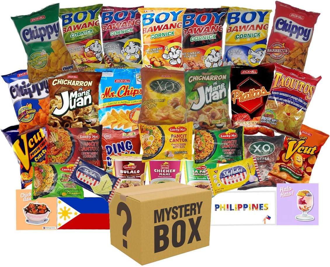 Amazon.com : High Class Grass Philippines Snacks Box - International ...