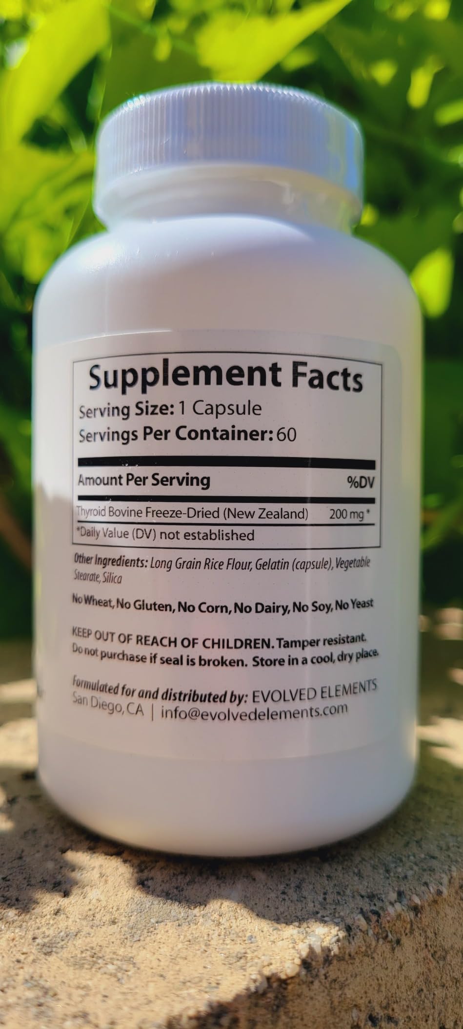 $8/mo - Finance Evolved Elements Raw Grass-Fed Desiccated Bovine Thyroid - Thyroid Support for ...