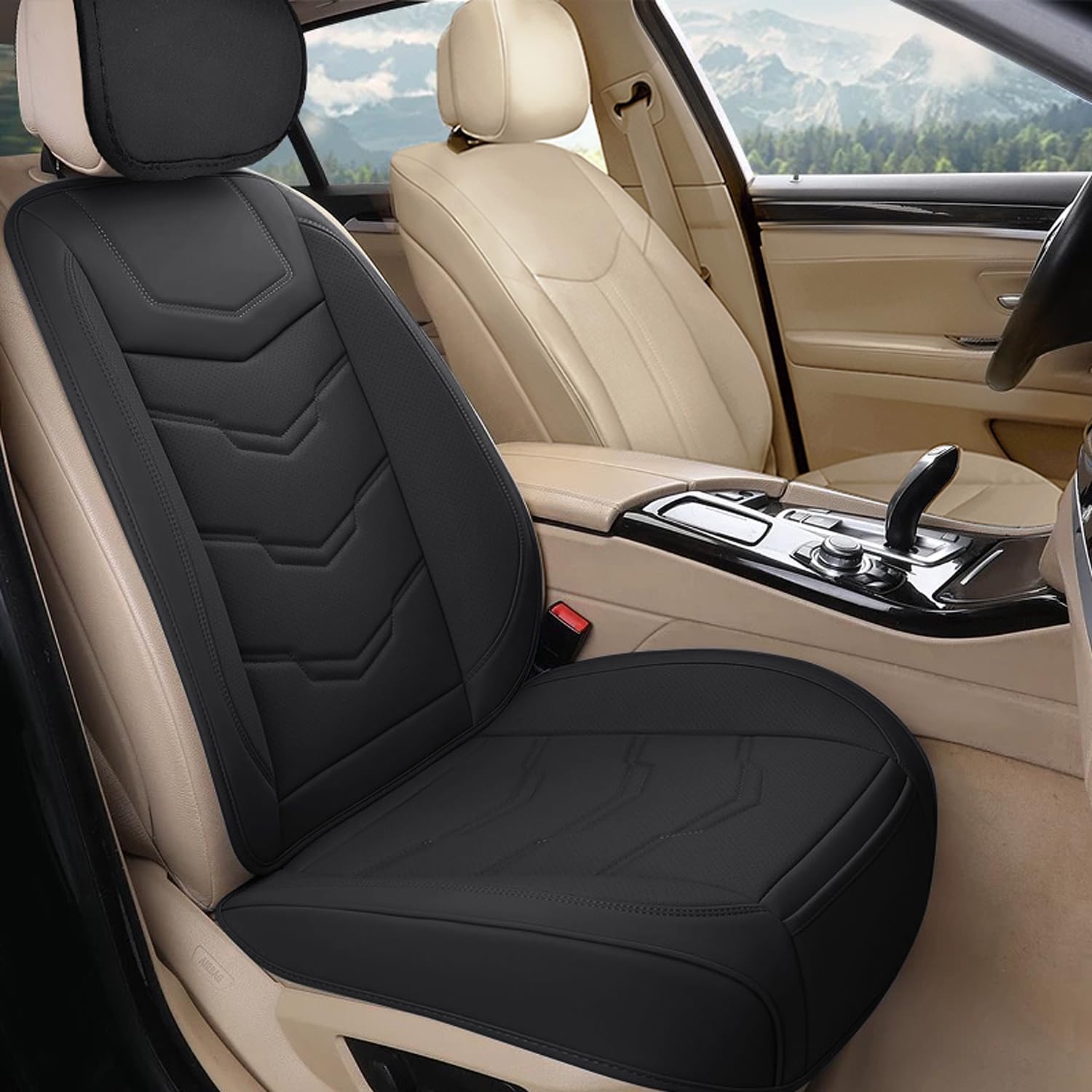 Amazon.com: TOYALI Front Car Seat Covers with Split Design，1PCs Luxury ...