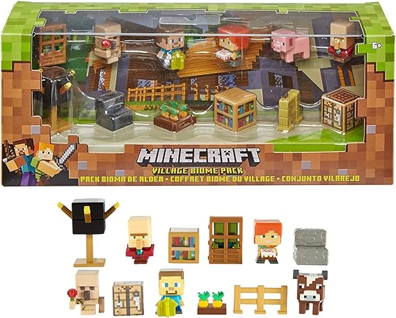 Amazon.com: Minecraft Village Biome Pack : Toys & Games