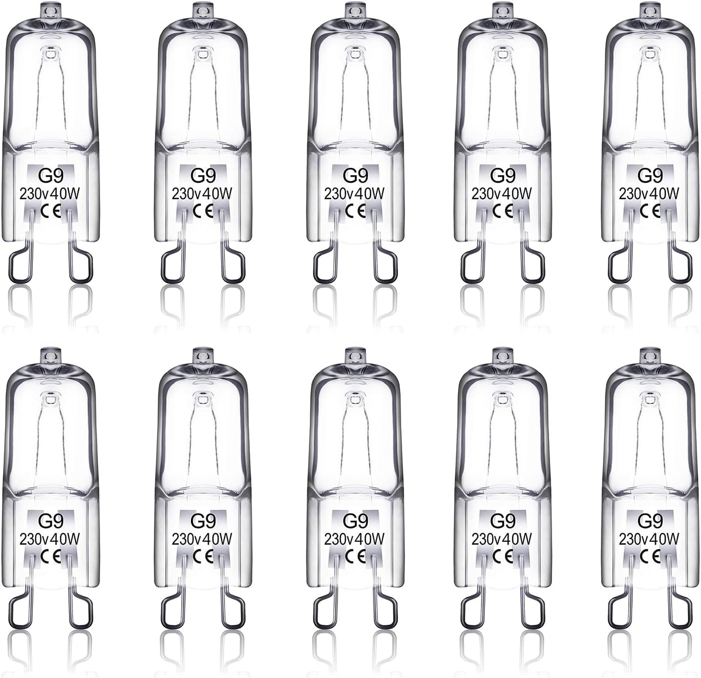 G9 Halogen LED Bulbs Cool White 40w 230v Wax Burner Bulbs Dimmable Warm ...