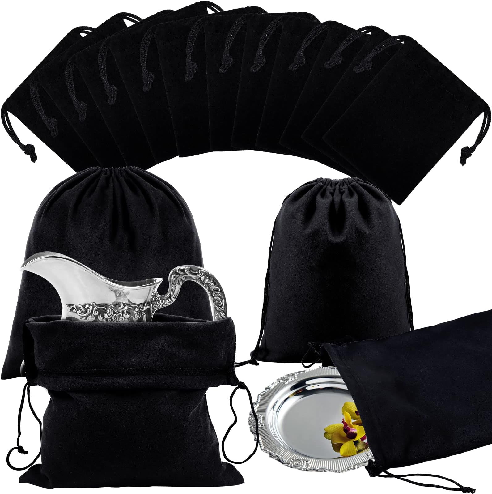 Amazon.com - Ferraycle Silver Storage Bags Oversized 24 x 31.5 Inch ...