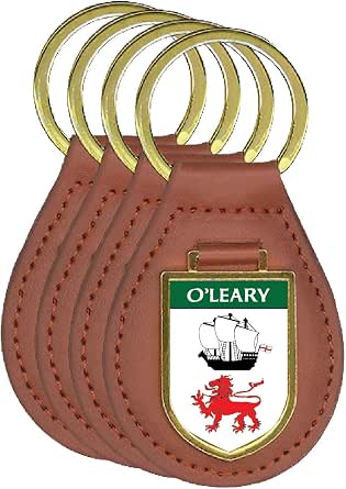 Historic Families O'Leary Family Shield Crest Coat of Arms Key Ring at ...