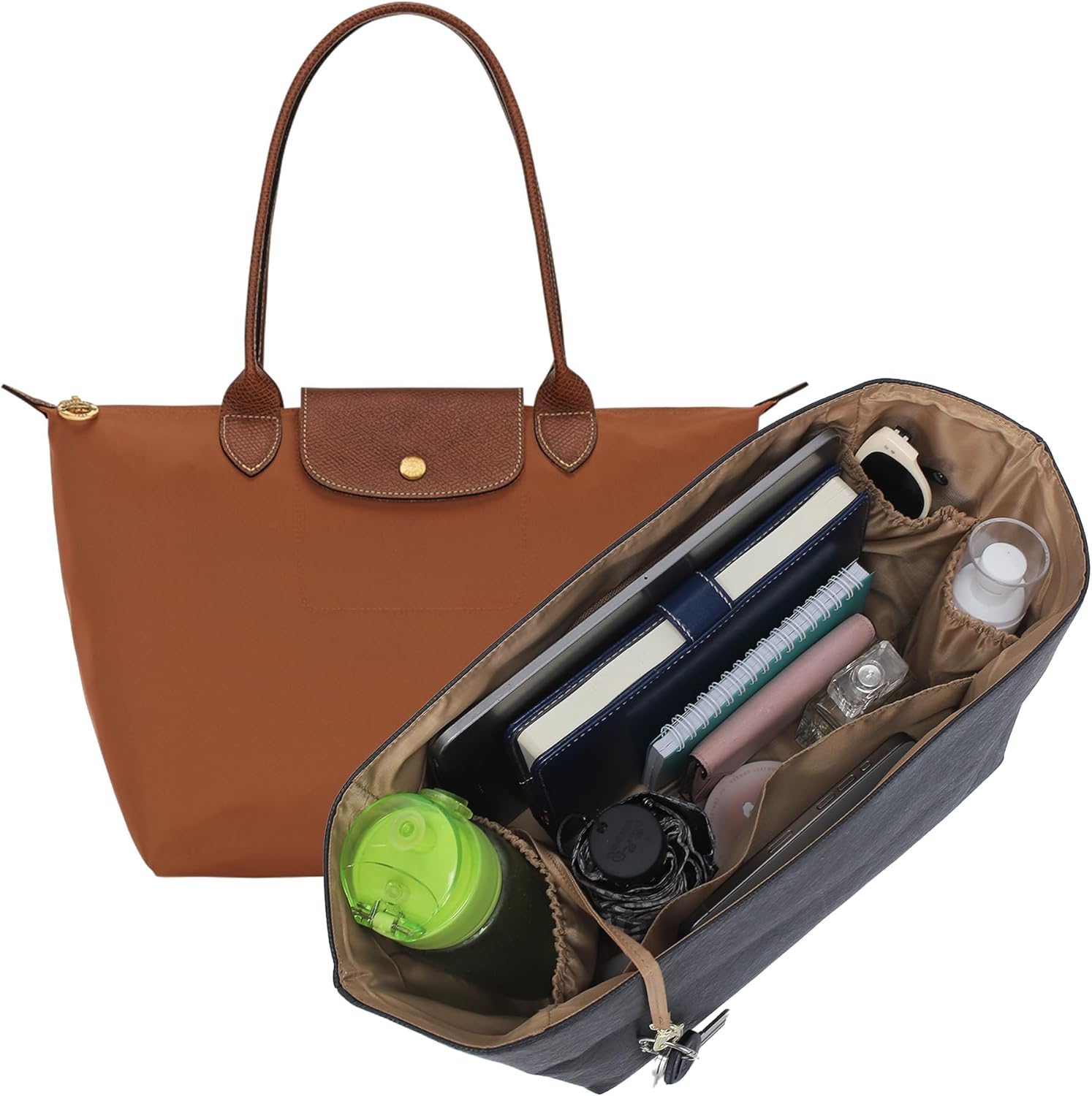 DOXO Purse Organizer Insert for Longchamp Le Pliage Medium, 6 ...