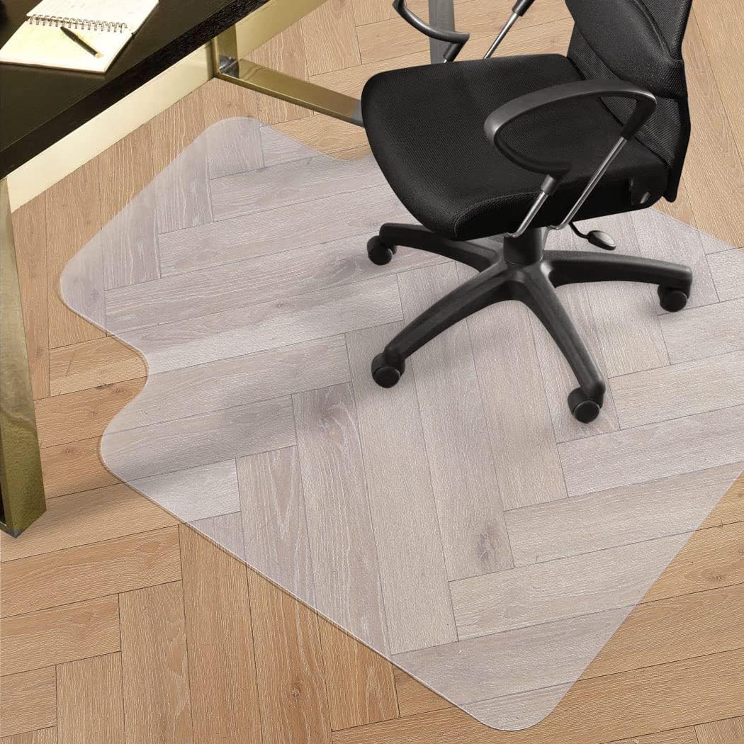 MARLOW Office Chair Mat for Hard Floor, 120 x 90cm Anti-Slip Desk Chair ...