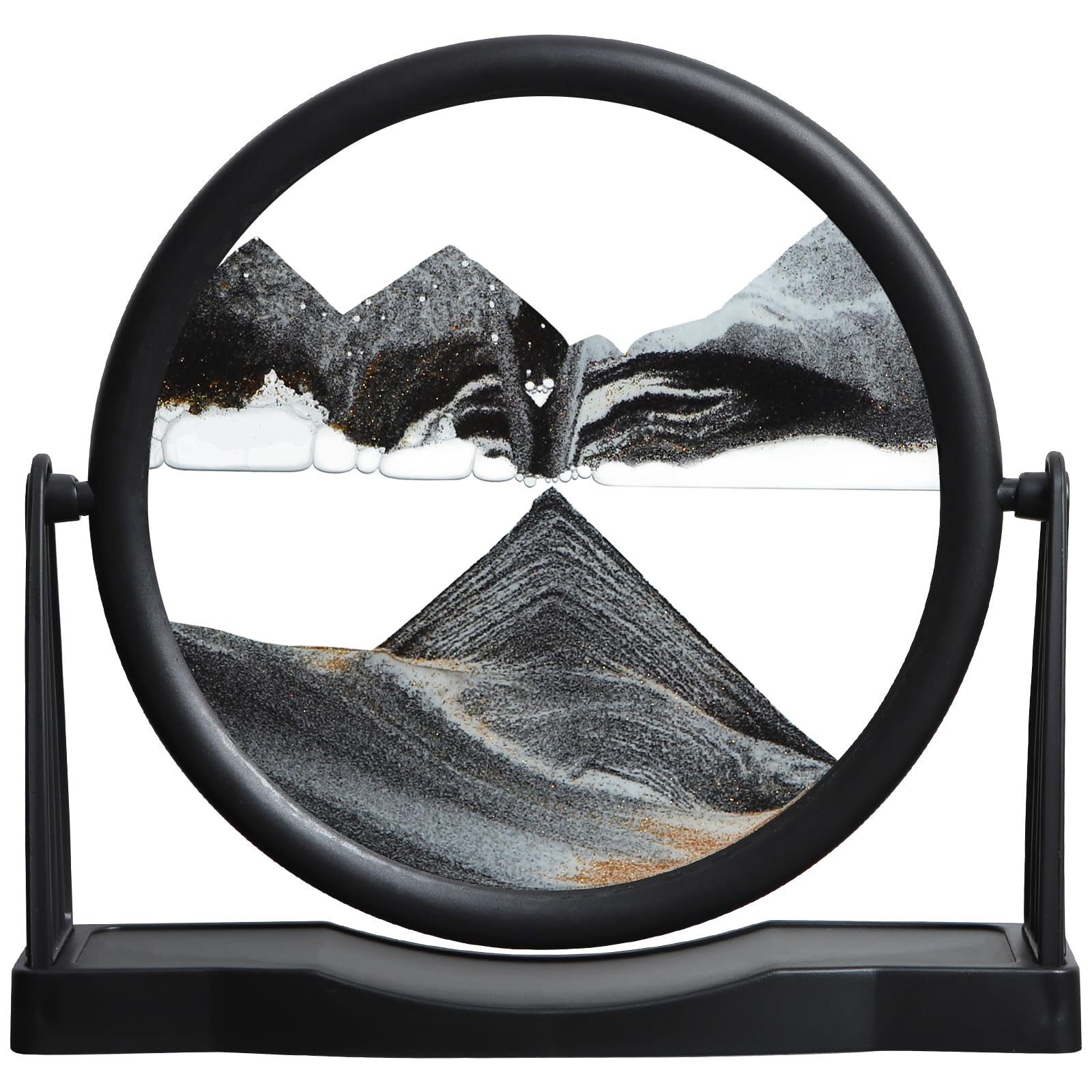 Snapklik.com : KPNUWN Moving Sand Art, Round Glass Quicksand Painting ...