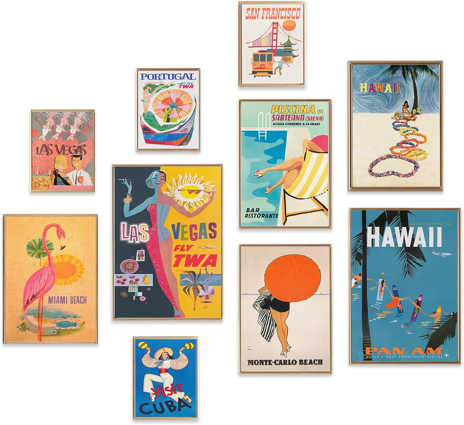 Amazon.com: Trendy Preppy Room Decor Aesthetic,Preppy Posters Travel ...