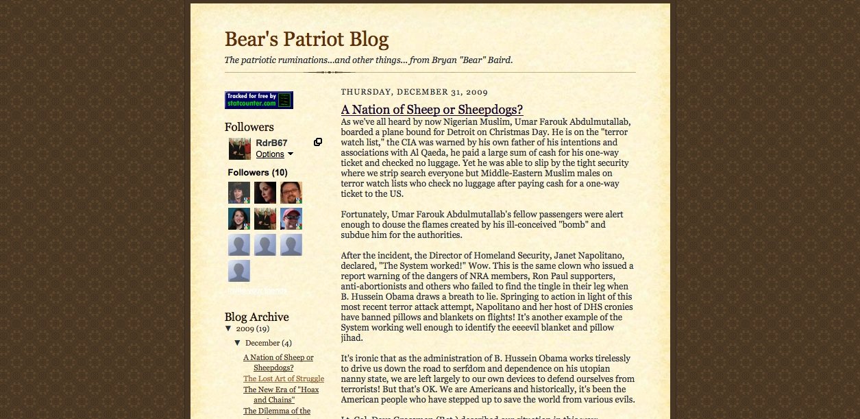Amazon.com: Bear's Patriot Blog : Bryan Baird: Kindle Store