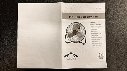 Amazon.com: Tech Drive Ventilator fans, 8 Inches High Velocity ...