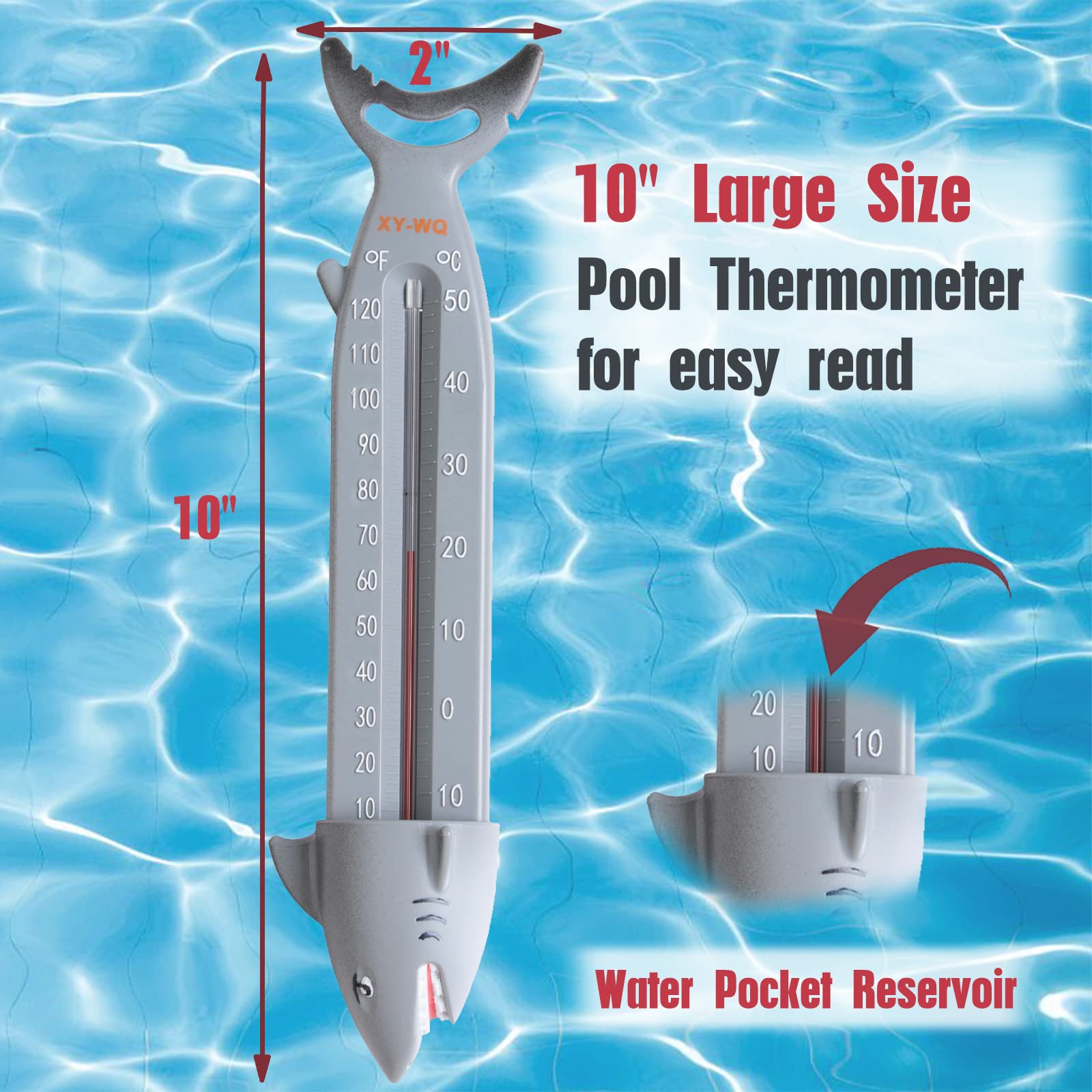 Snapklik.com : XY-WQ Large Pool Thermometer, Jumbo Easy Read For Water ...