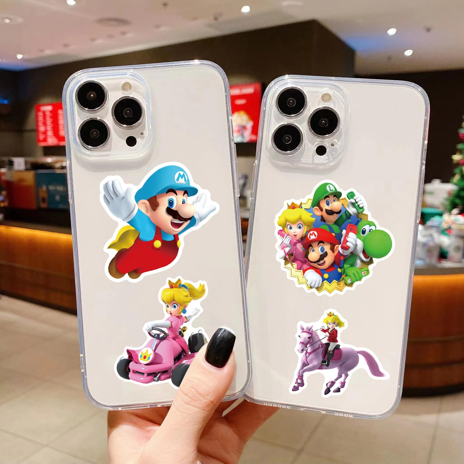Snapklik.com : 100 Pcs Mario And Peach Princess Stickers Cute ...