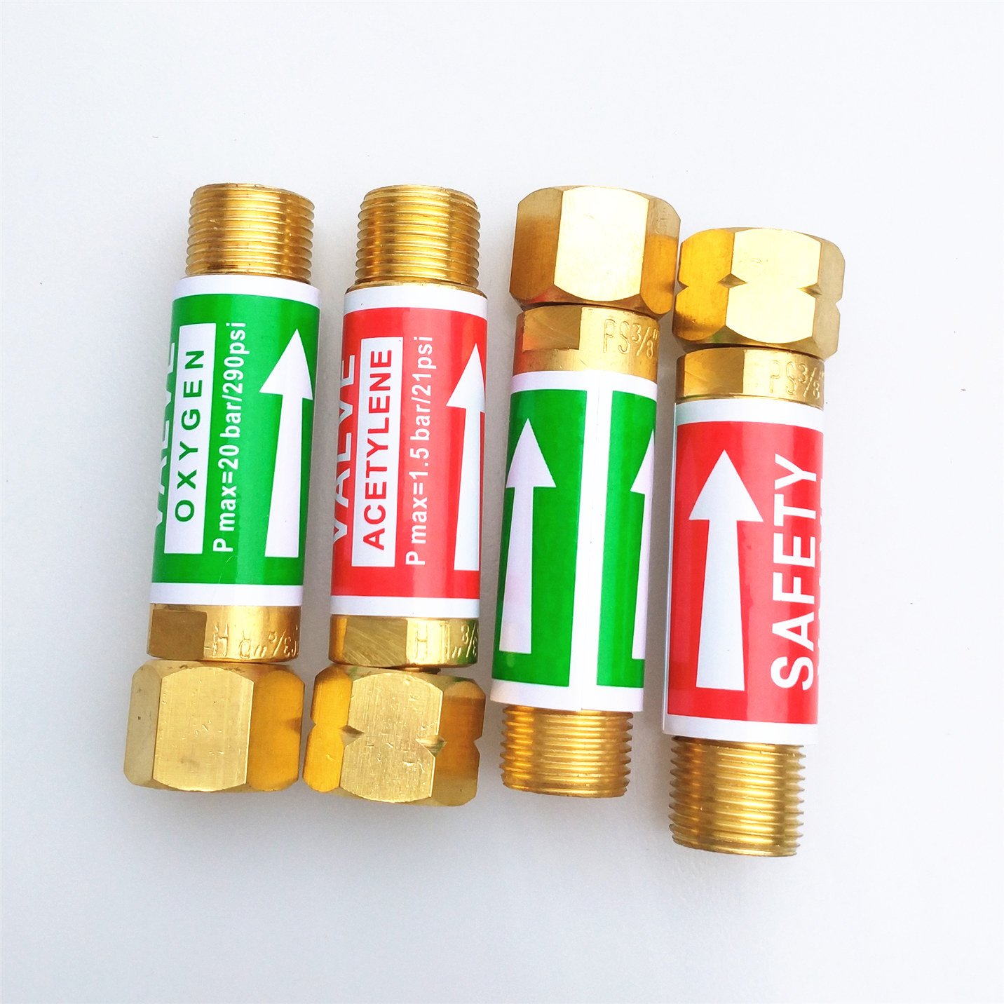 Buy Flashback Arrestor BSP3/8"R.H Oxygen BSP3/8"L.H Acetylene Safety ...