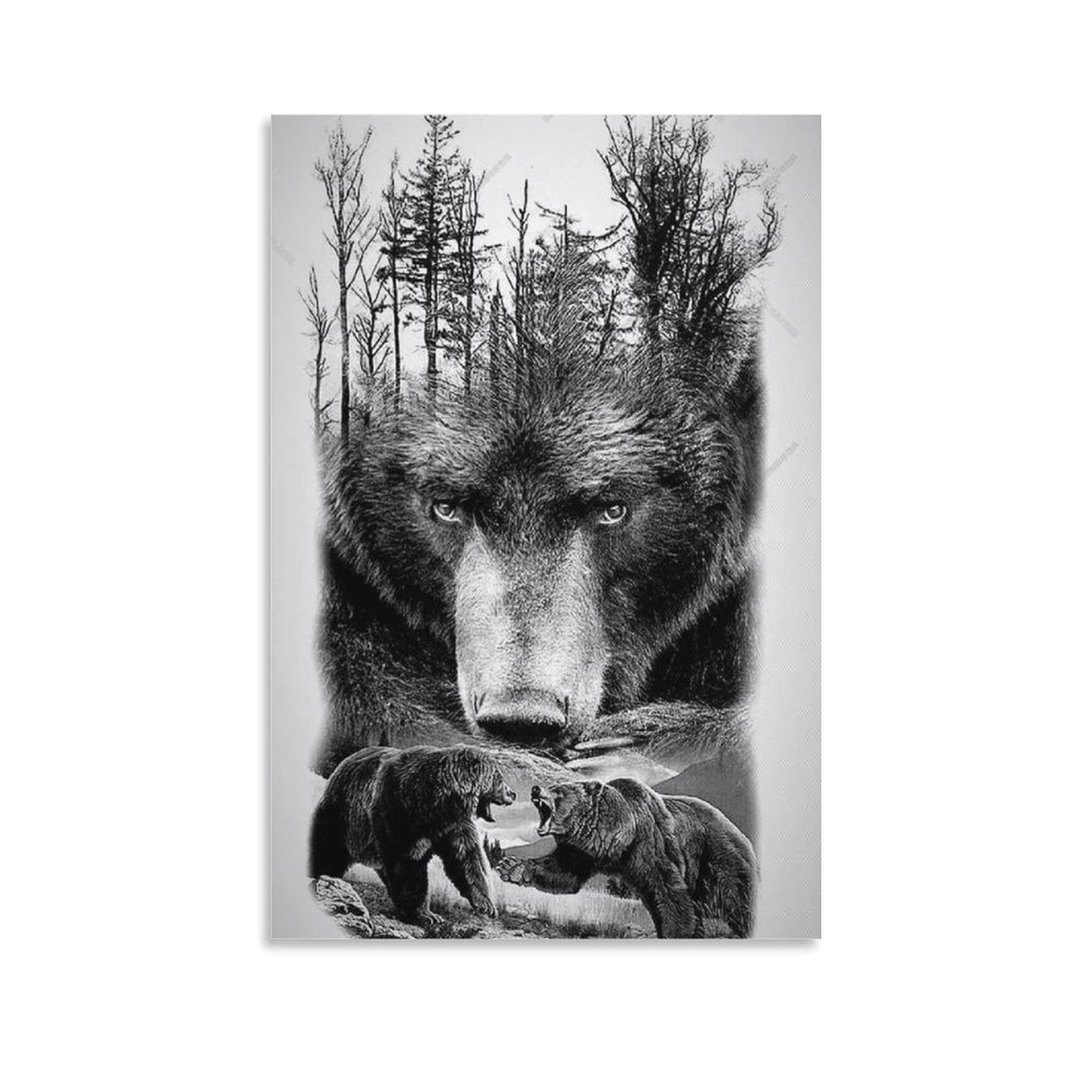 Indian Bear Tattoo Designs