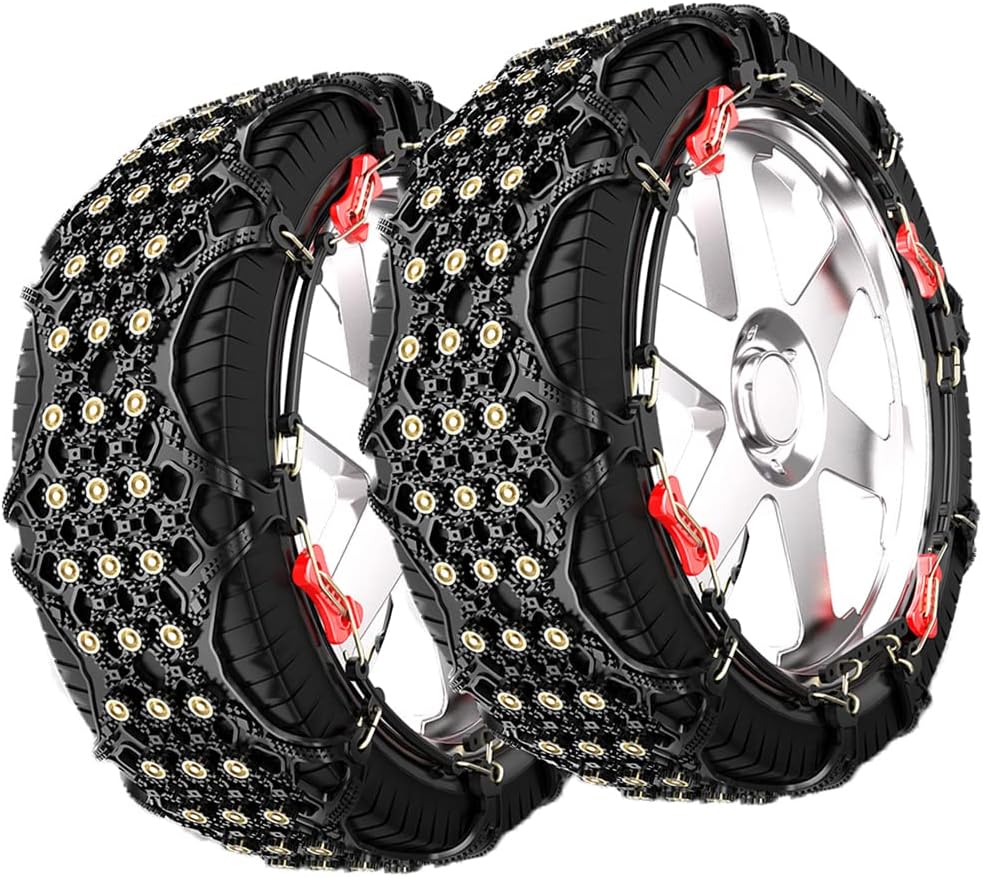 Amazon.co.jp: タイヤチェーン 非金属 スノーチェーン 軽自動車チェーン 滑り防止 ジャッキアップ不要 235/55R19 245/55R19 255/60R17 255 ...