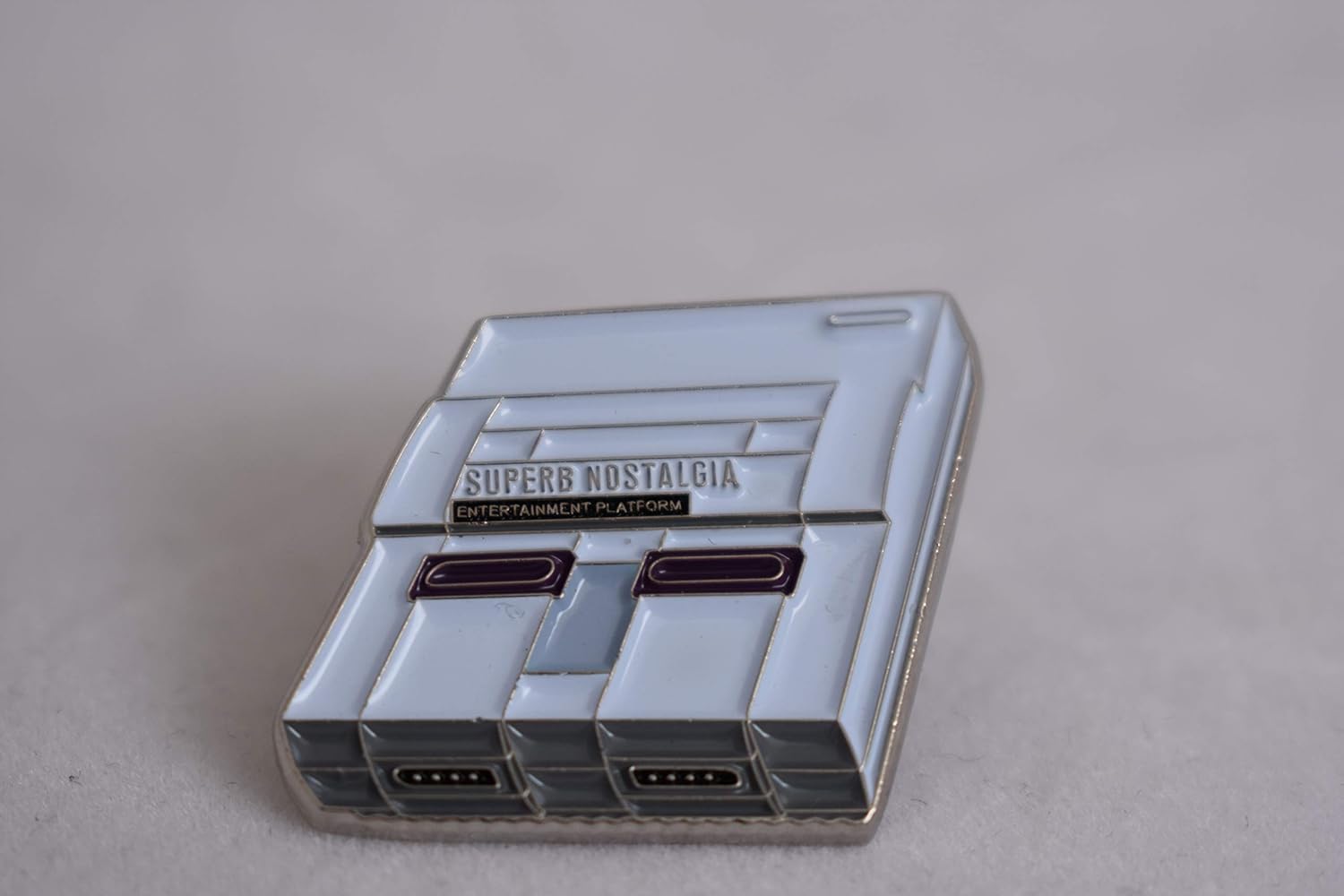 Amazon.com: Superb Nostalgia (SNES) Gaming Console Pin Pin : Clothing ...