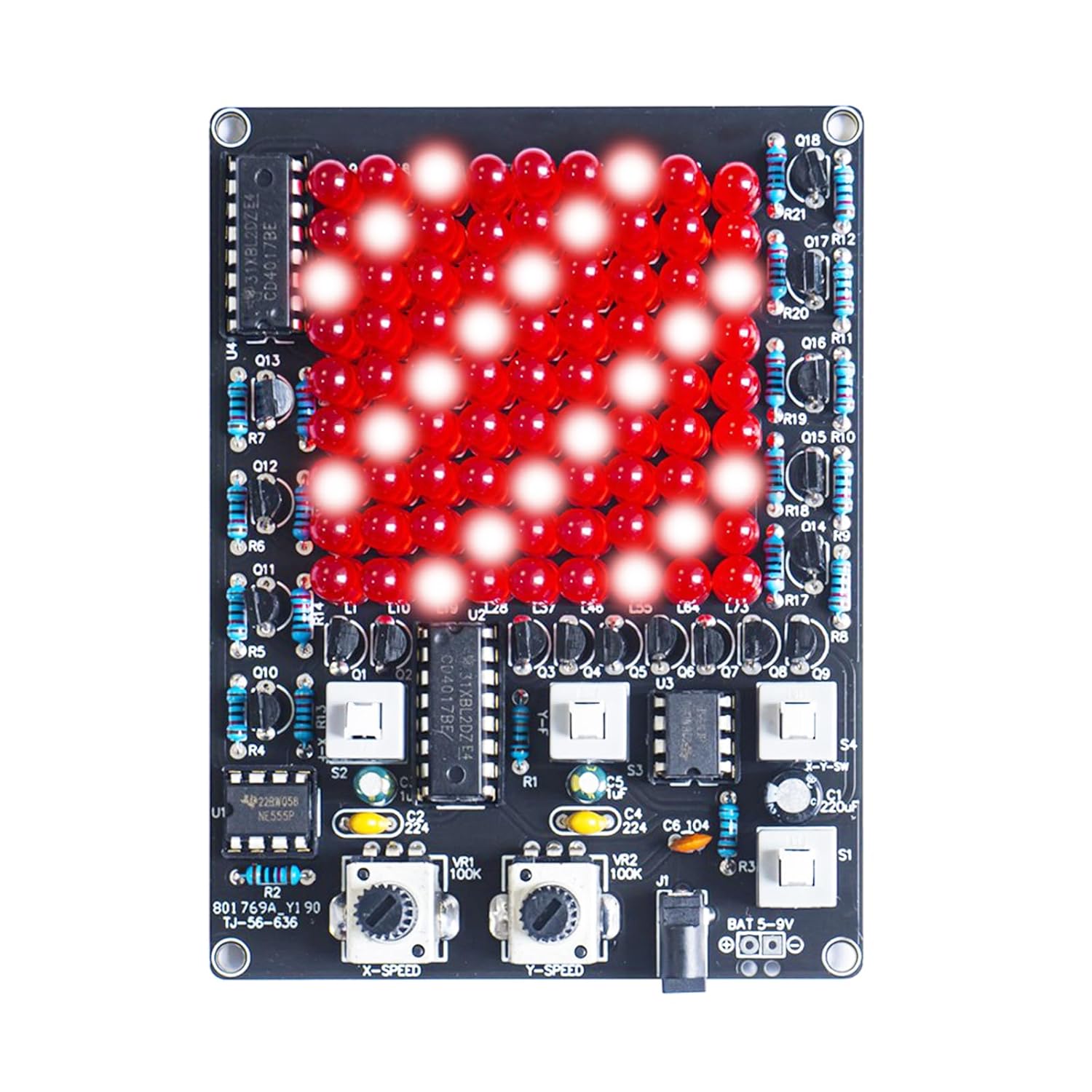 EIELE Chase Lights LED Lights Soldering Practice Kits Electronic DIY ...