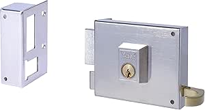 Yale-azbe 125 – Round Cylinder Lock 120 x 60 mm Left/Nickel Plated ...