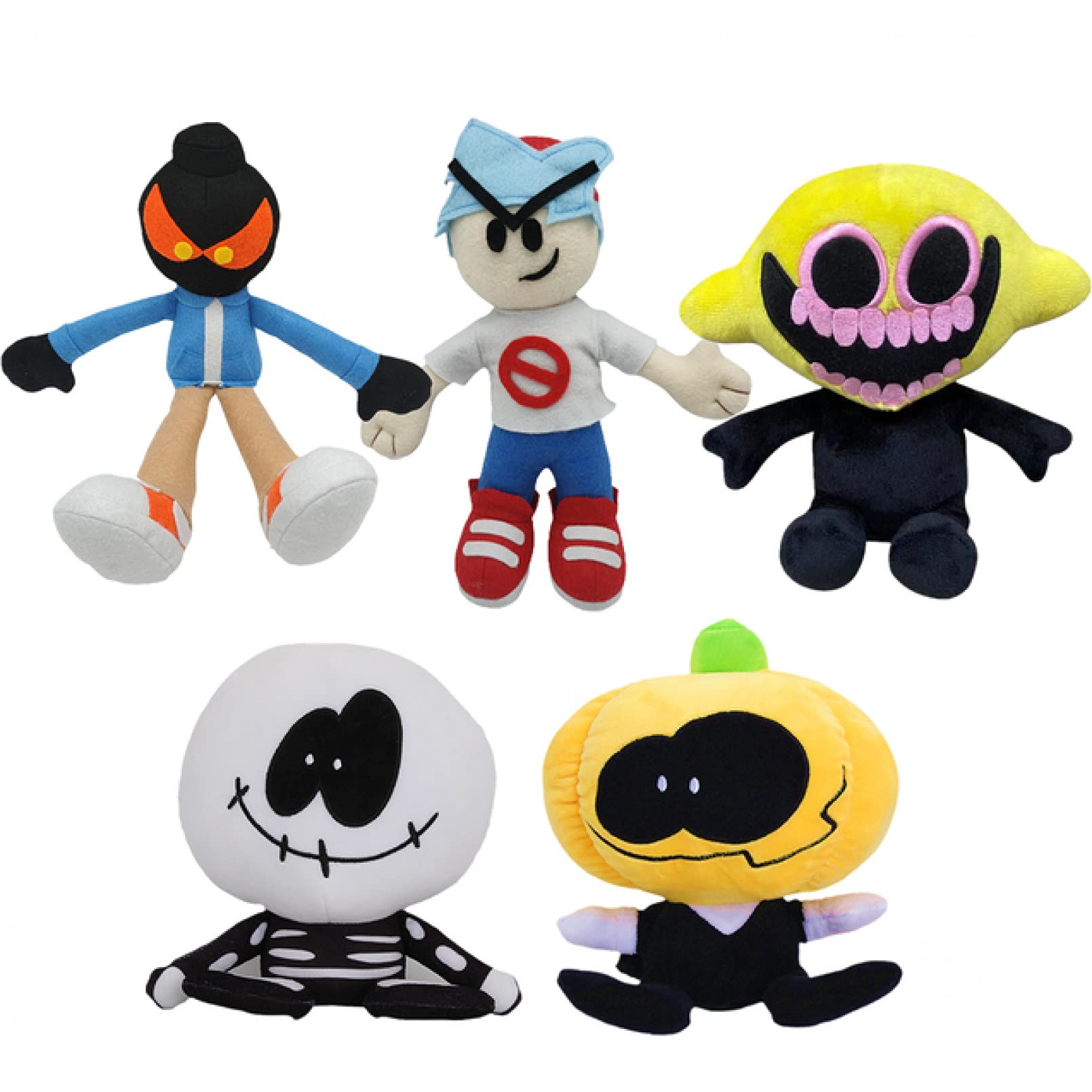 Betory 5pcs Friday Night Funkin Plush Toys Set Soft Spooky | Desertcart ...